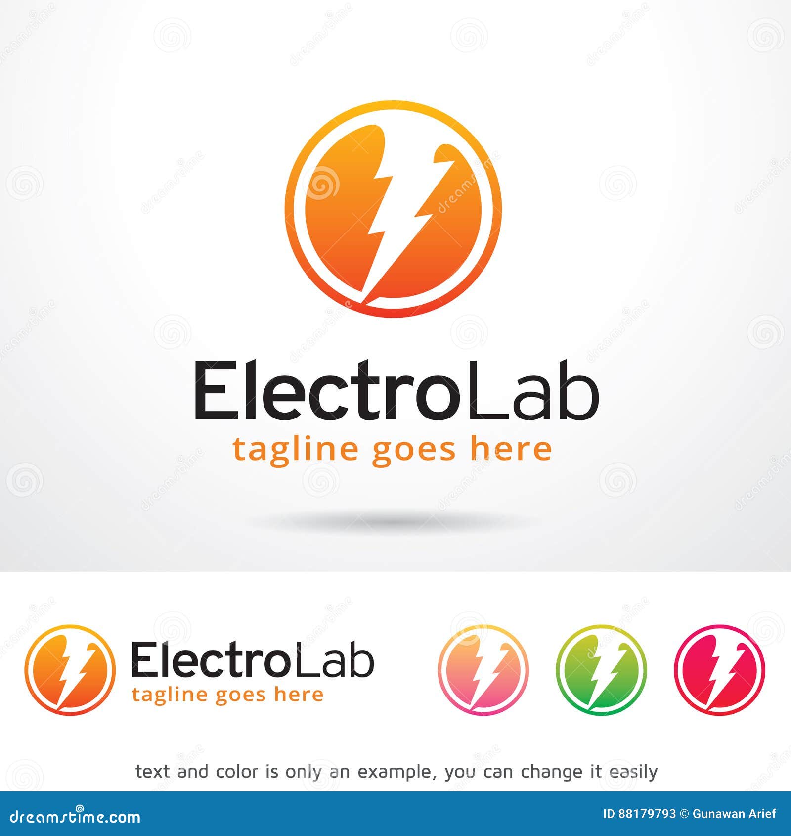 Electro Lab Logo Template Design Vector, Emblem, Design Concept ...