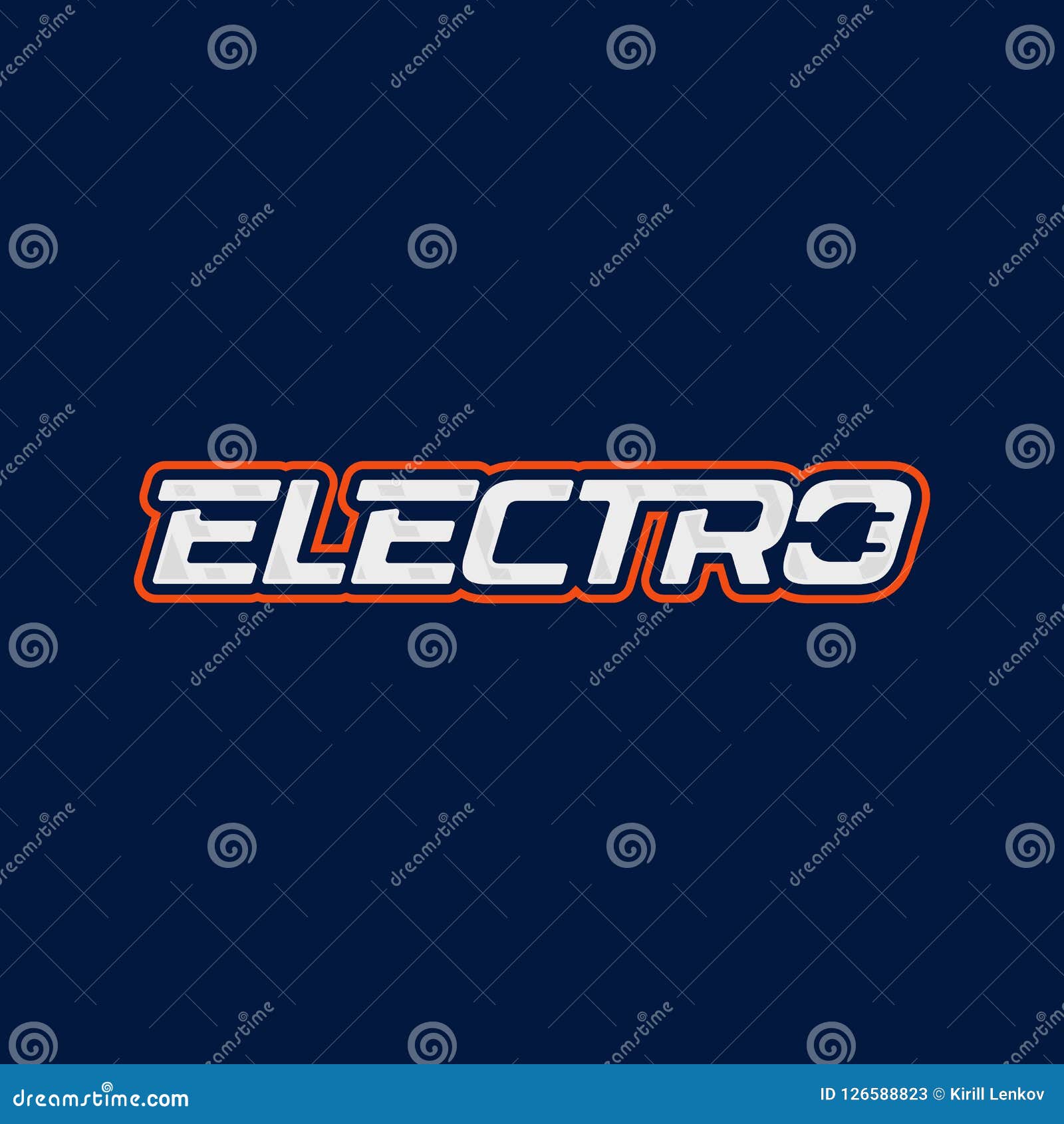 Electro Logo Design. Electric Plug Energy Logotype Stock Vector ...
