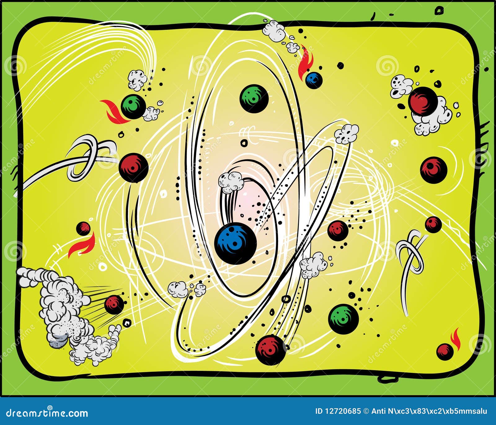Electro Physics stock vector. Illustration of cloud, book - 12720685