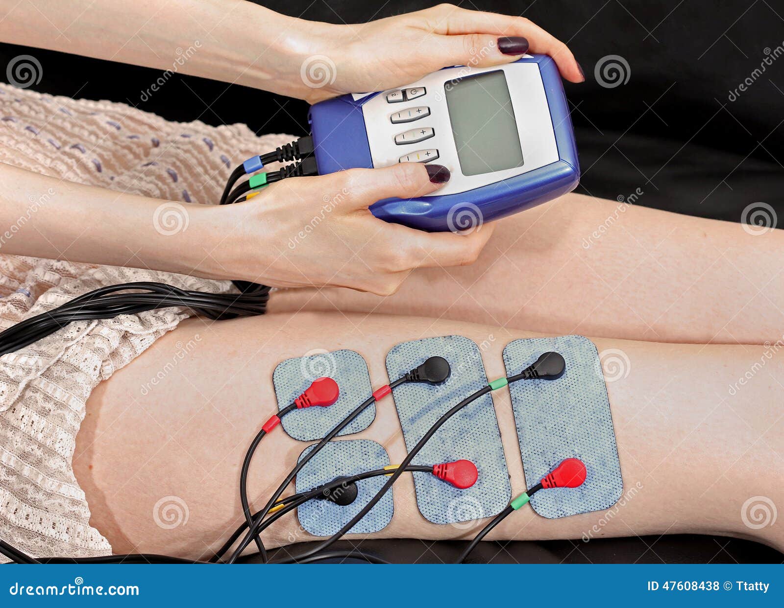 Electro Stimulation Therapy Stock Photo - Image of electrotherapy ...