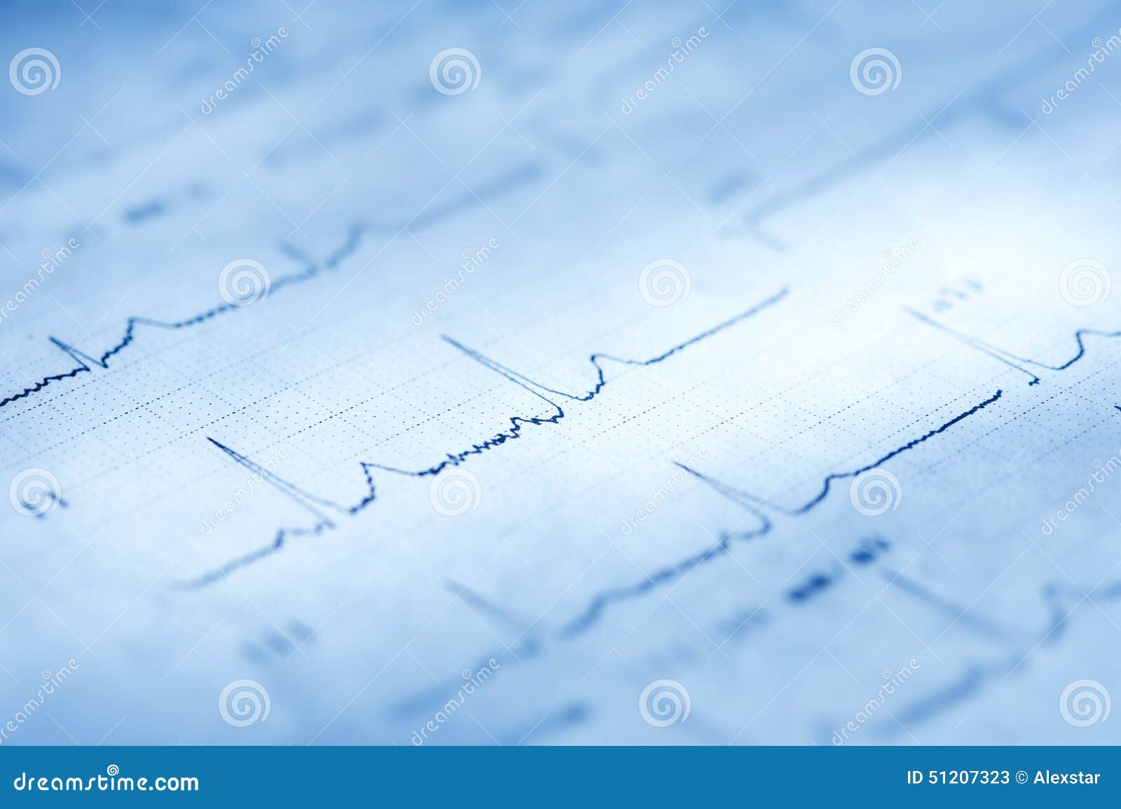 Electrocardiogram stock image. Image of healthy, healthcare - 51207323