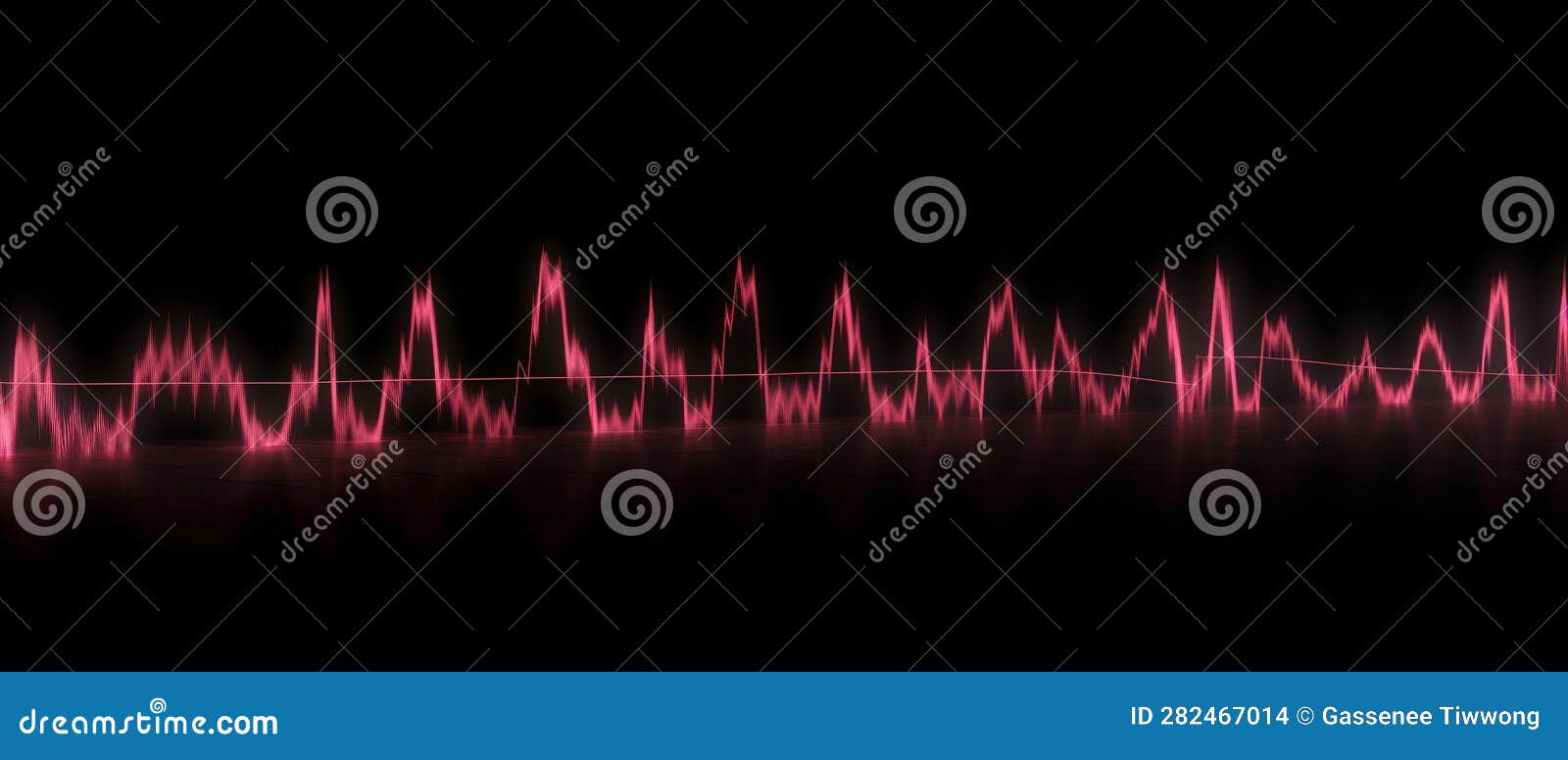 Electrocardiogram of the Heart on a Dark Background. Generative AI ...