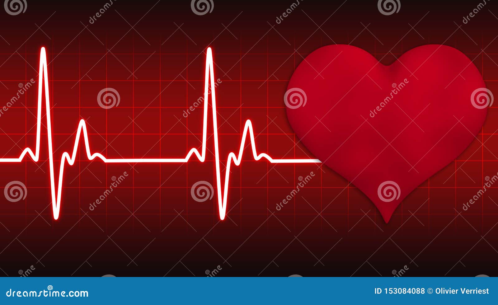 Electrocardiogram ECG Heartbeat Rhythm Line Graph Icon. EKG Vector ...