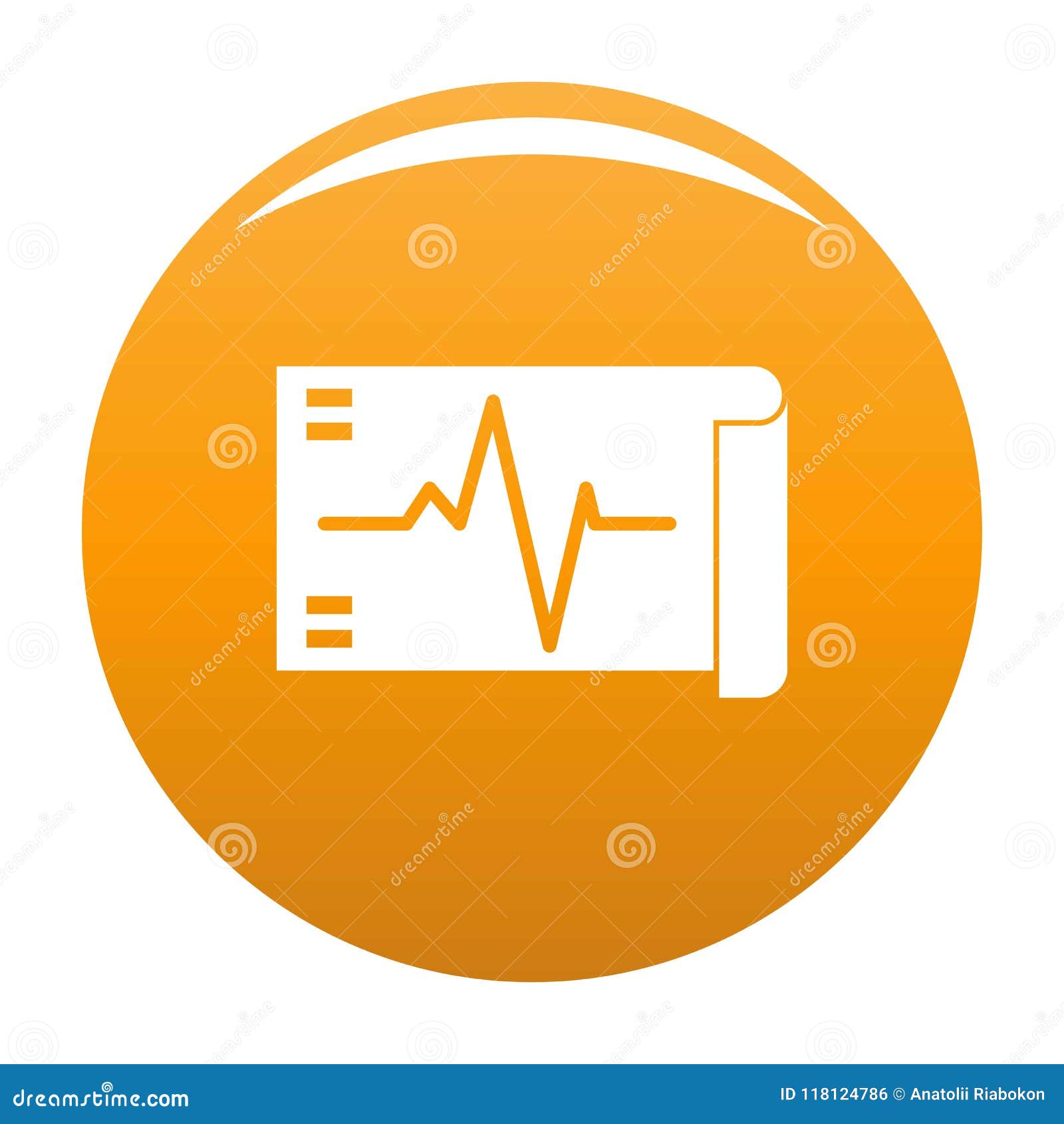 Electrocardiogram Icon Vector From Medical Concept. Thin Line ...