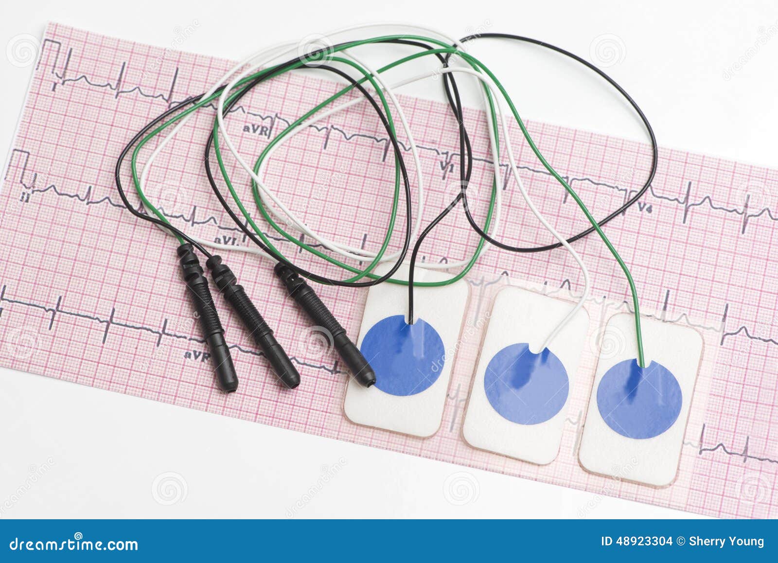 Electrocardiogram Leads stock photo. Image of pulse, graph - 48923304