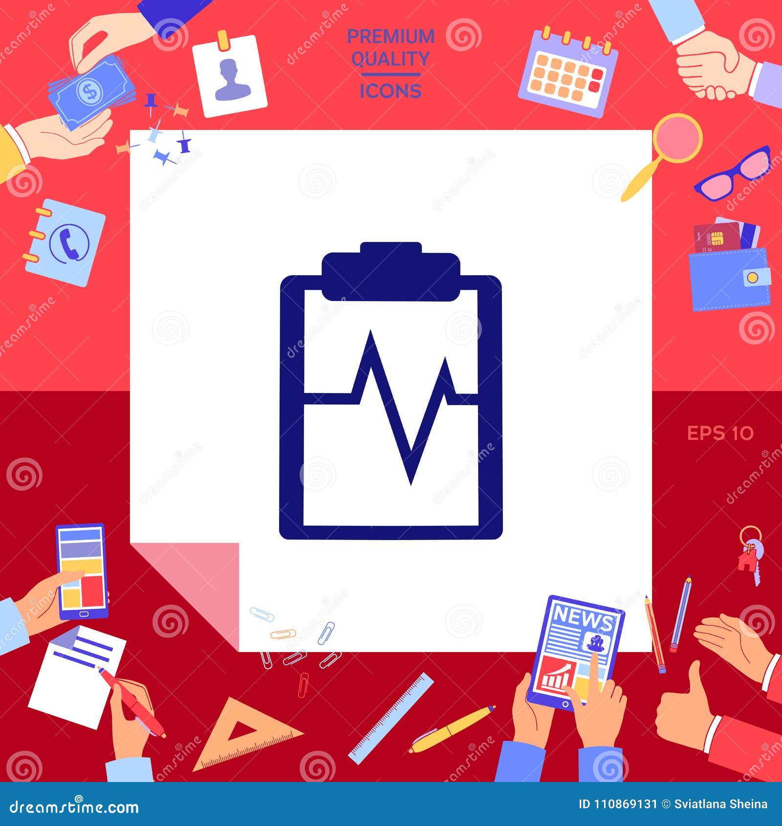Electrocardiogram Symbol Icon Stock Vector - Illustration of monitoring ...