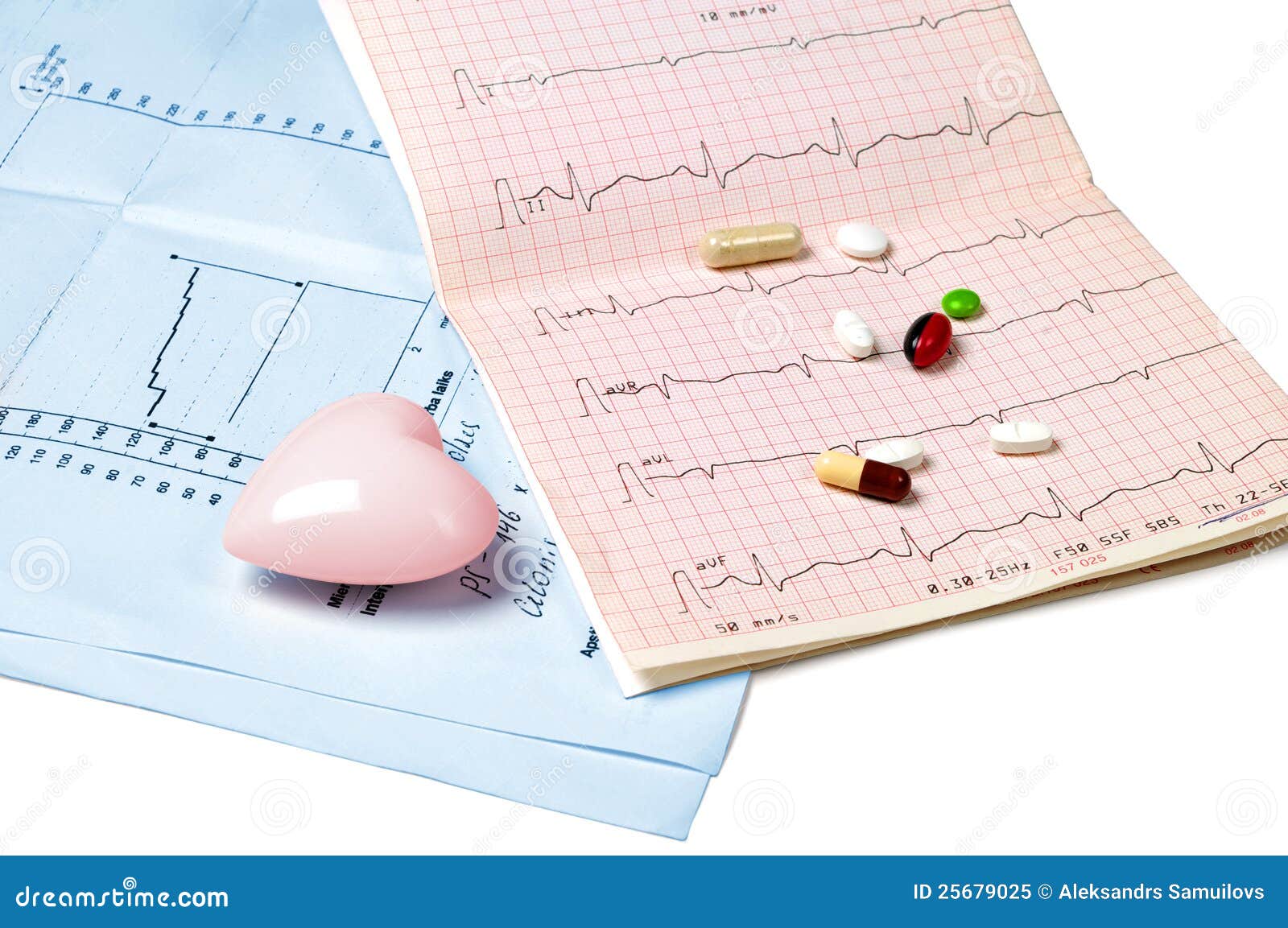 Electrocardiogram and Tablets Stock Image - Image of healthy, health ...