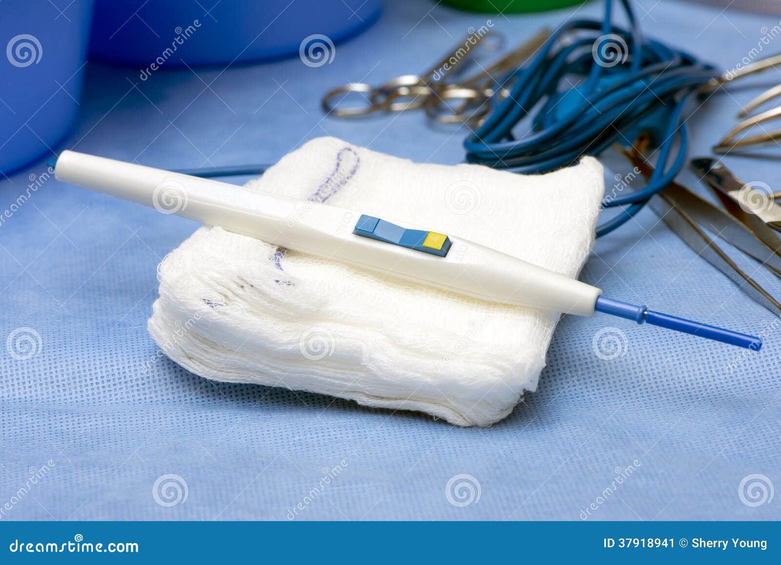 Electrocautery Device stock image. Image of white, sponge - 37918941