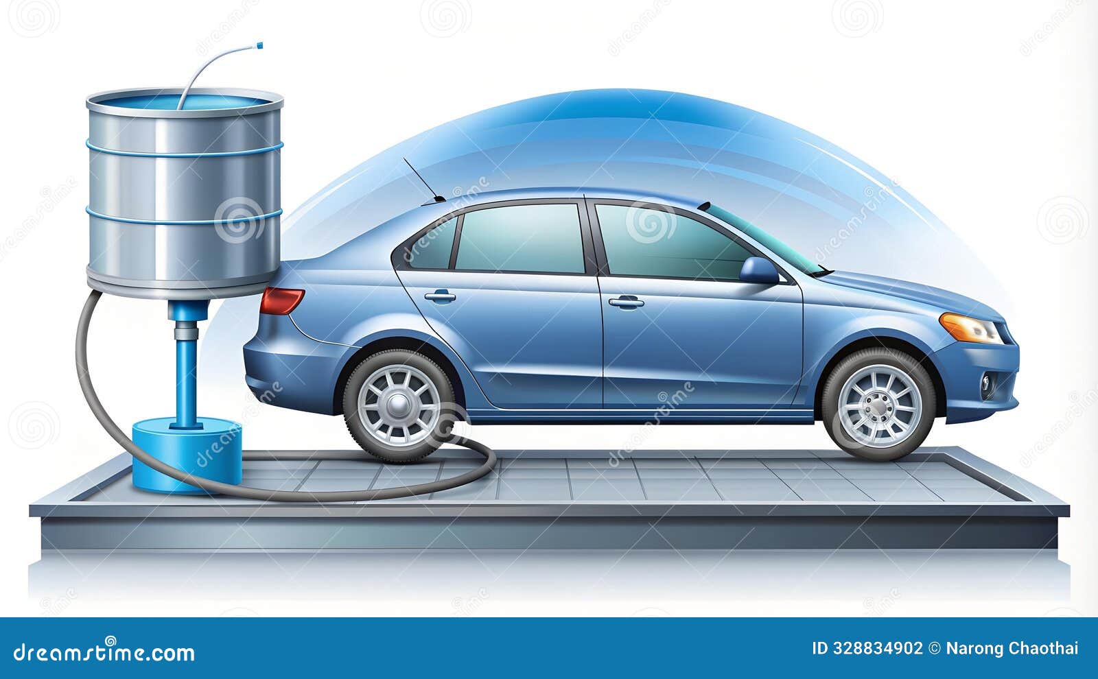 Electrocoating: Automotive Paint Process Vector Icon AI Generated Stock ...