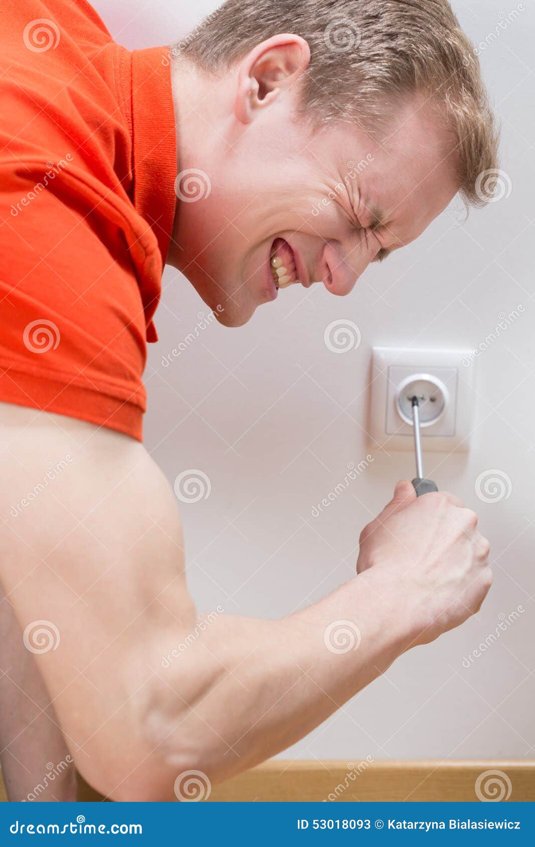 Electrocuted Man Royalty-Free Stock Photography | CartoonDealer.com ...