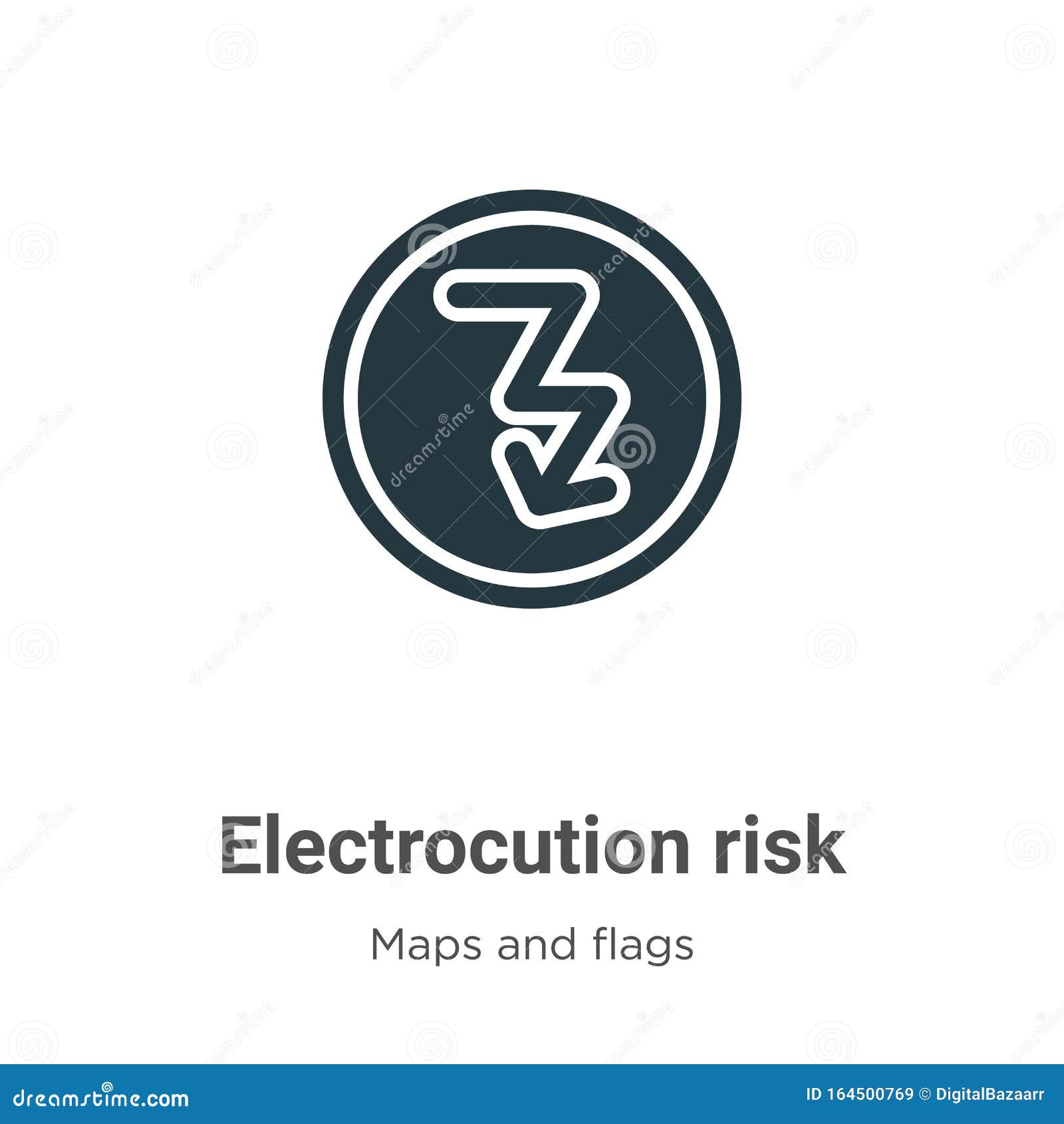 Electrocution Icon Vector | CartoonDealer.com #104129782