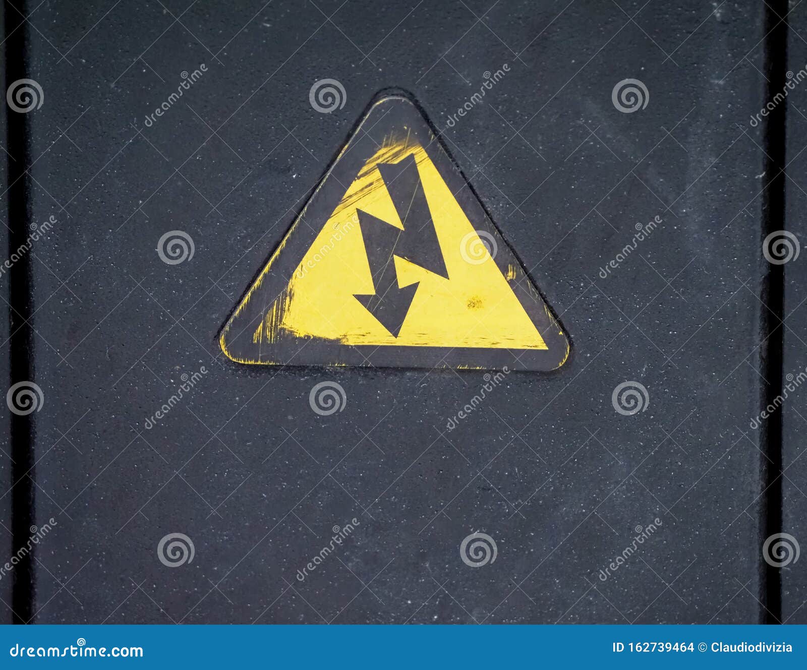 Electrocution warning sign stock photo. Image of risk - 162739464