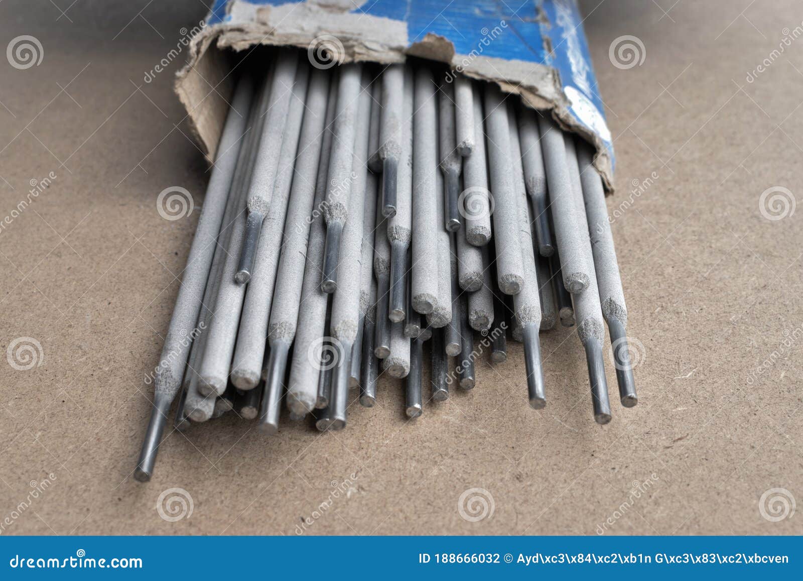 Mild Steel Welding Electrodes. Welding Rods. Stock Photo - Image of ...