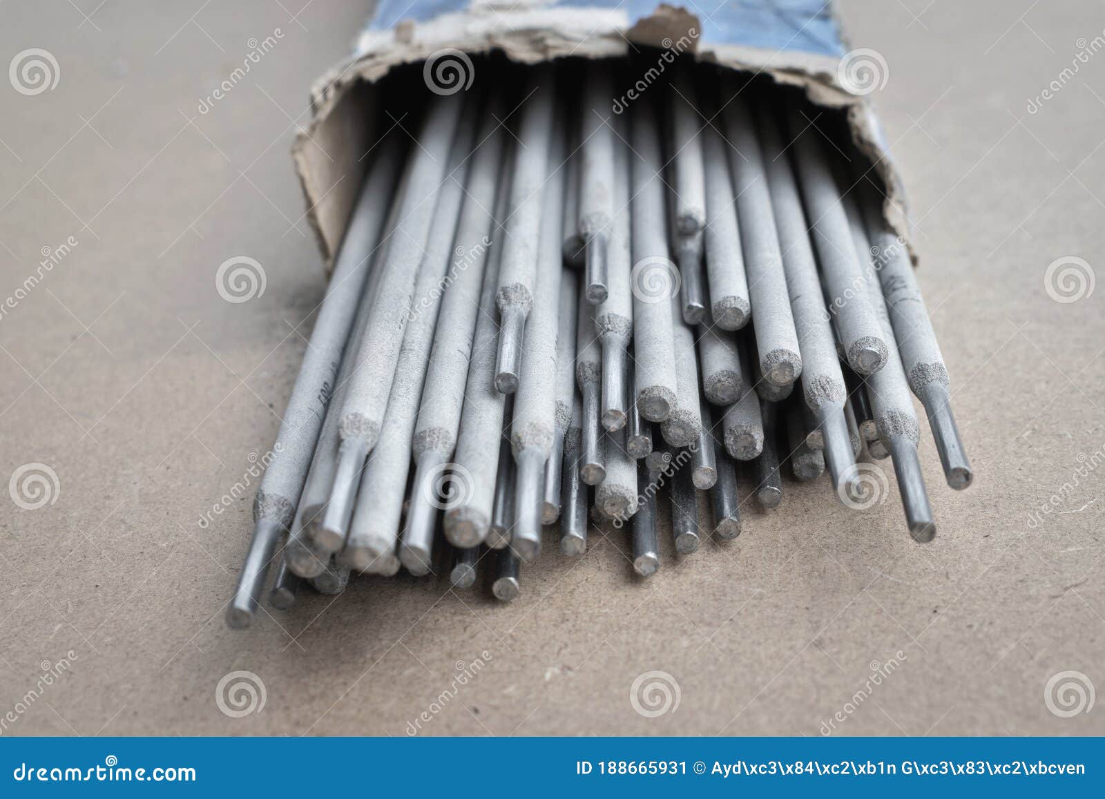 Mild Steel Welding Electrodes. Welding Rods. Stock Image - Image of ...