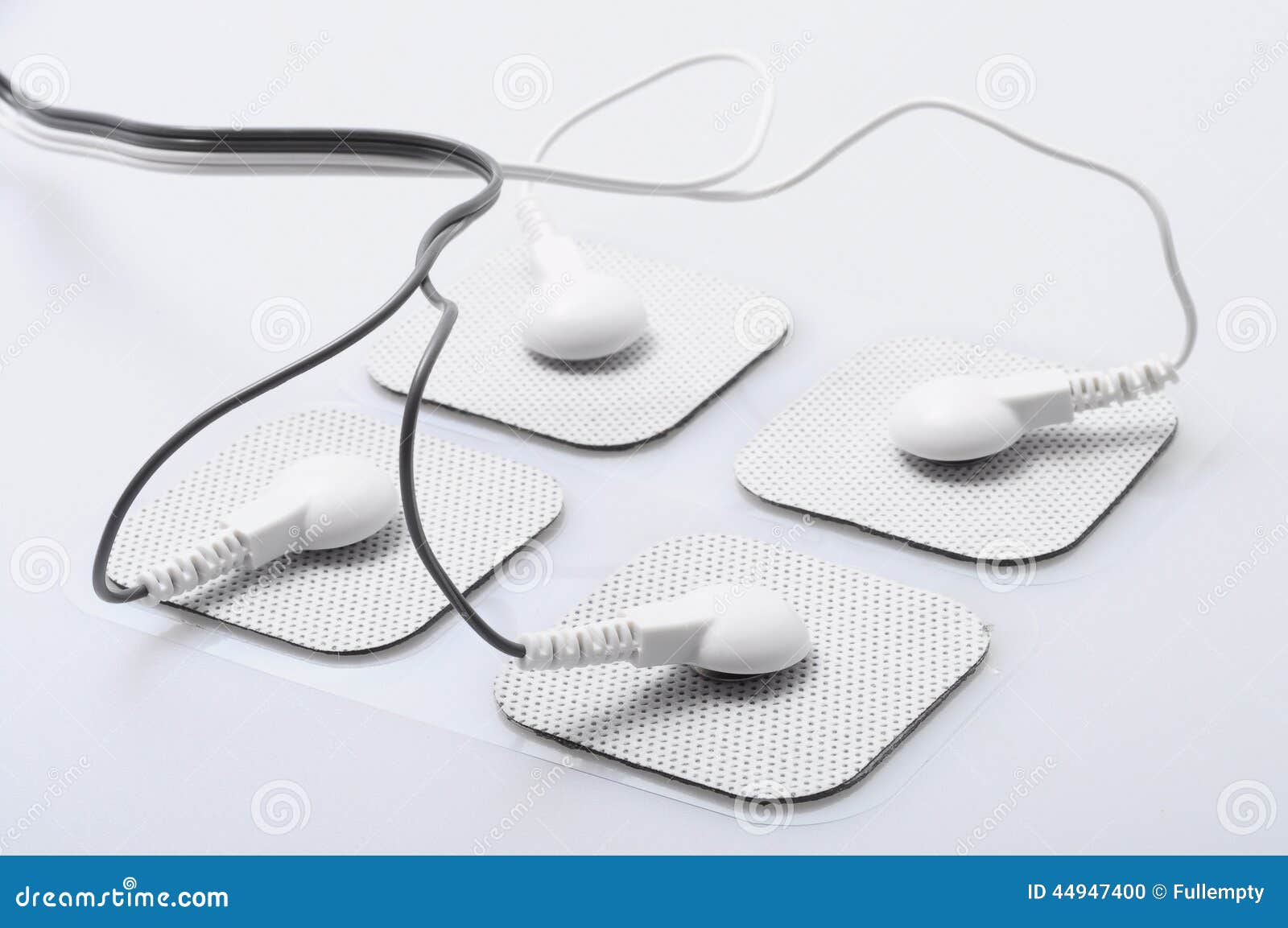 Electrodes and Electrical Stimulation Device Stock Photo - Image of ...