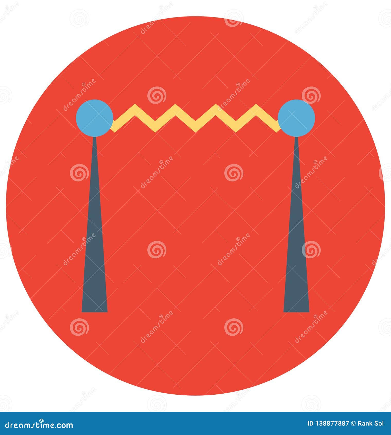 Electrodes Isolated Color Vector Icon that Can Be Easily Modified or ...