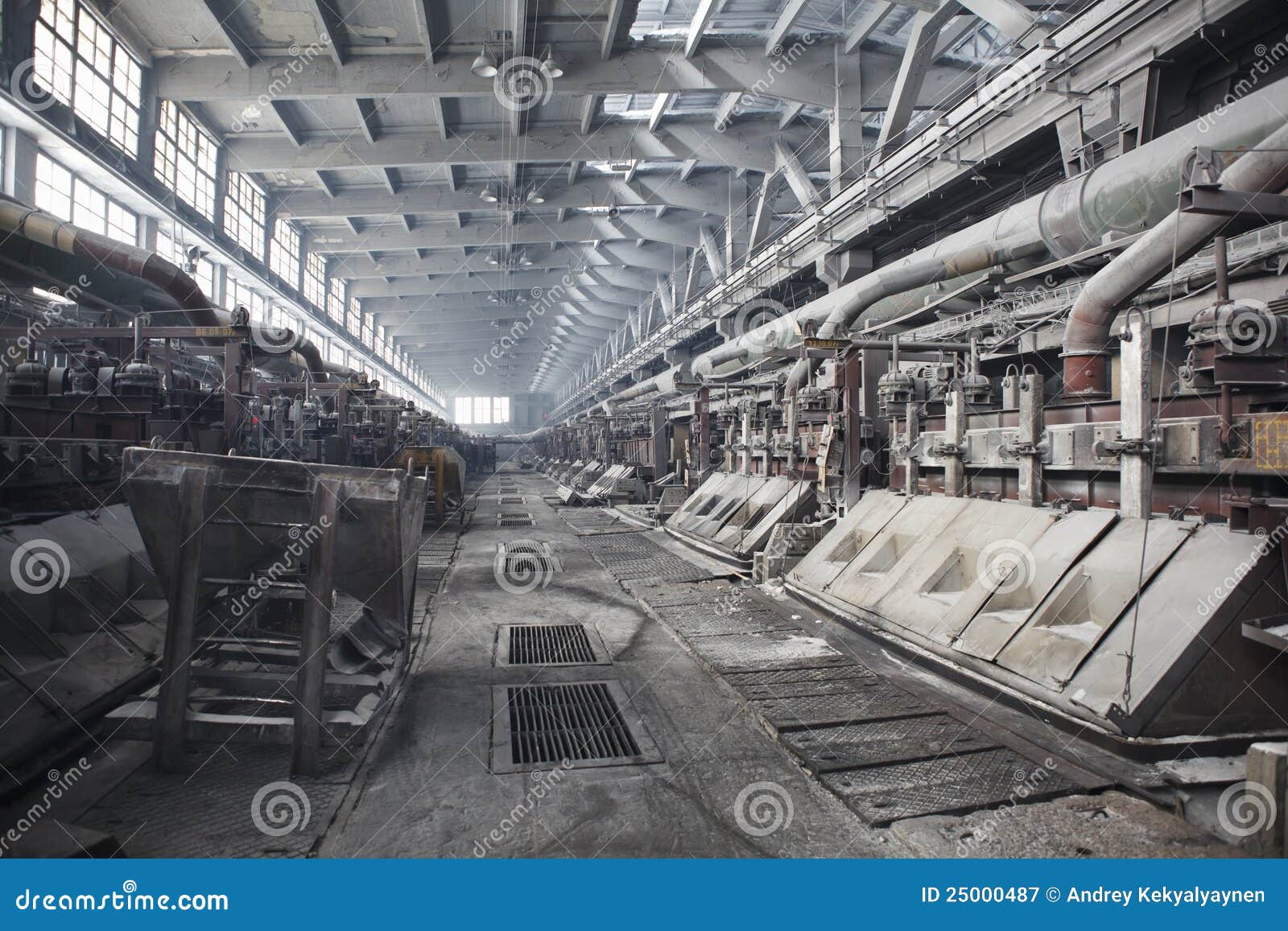 Electrolytic Bath for Aluminum Producing Stock Image - Image of furnace ...