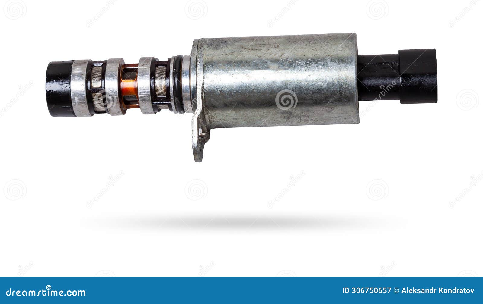 Electromagnetic Crankshaft Position Sensor Of A Car Engine In The Hands ...