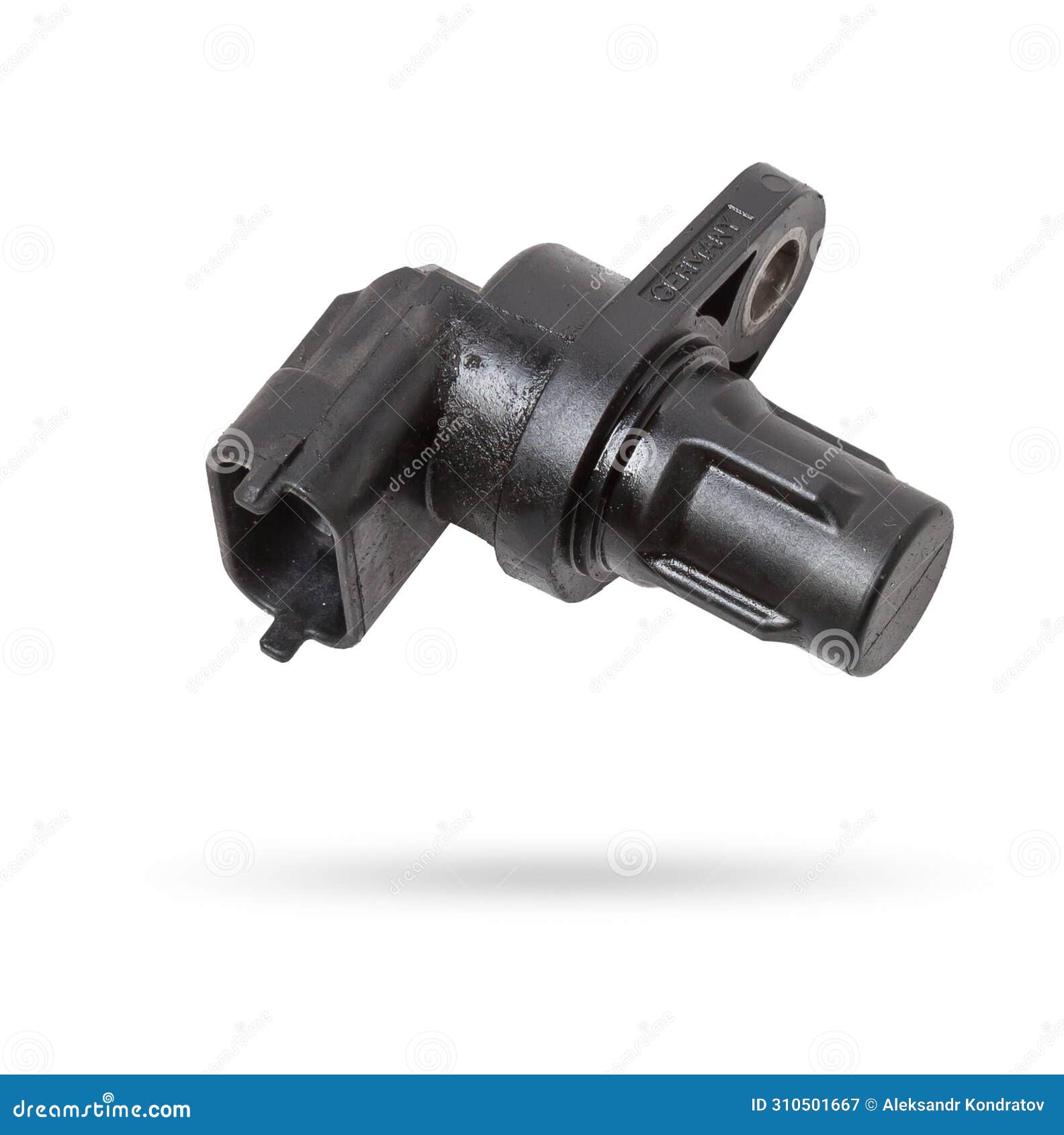 Electromagnetic Crankshaft Position Sensor Of A Car Engine In The Hands ...