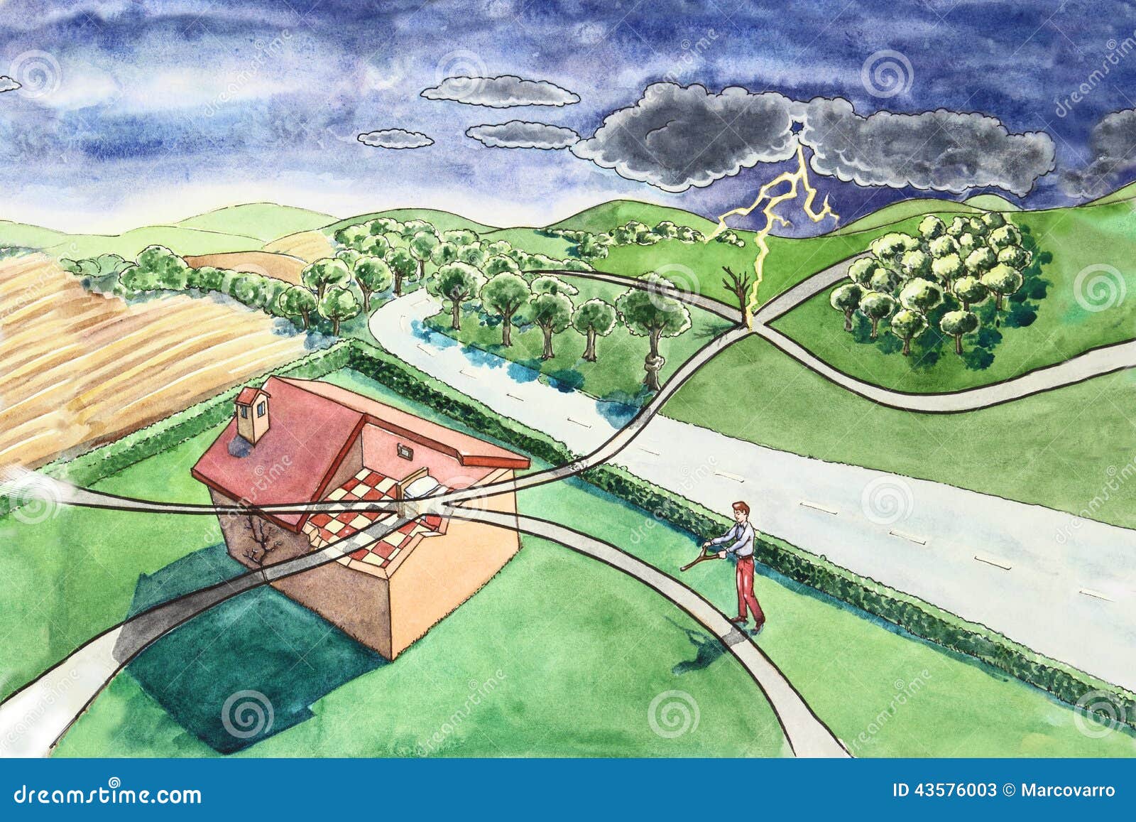 Valley Of Ashes Drawing