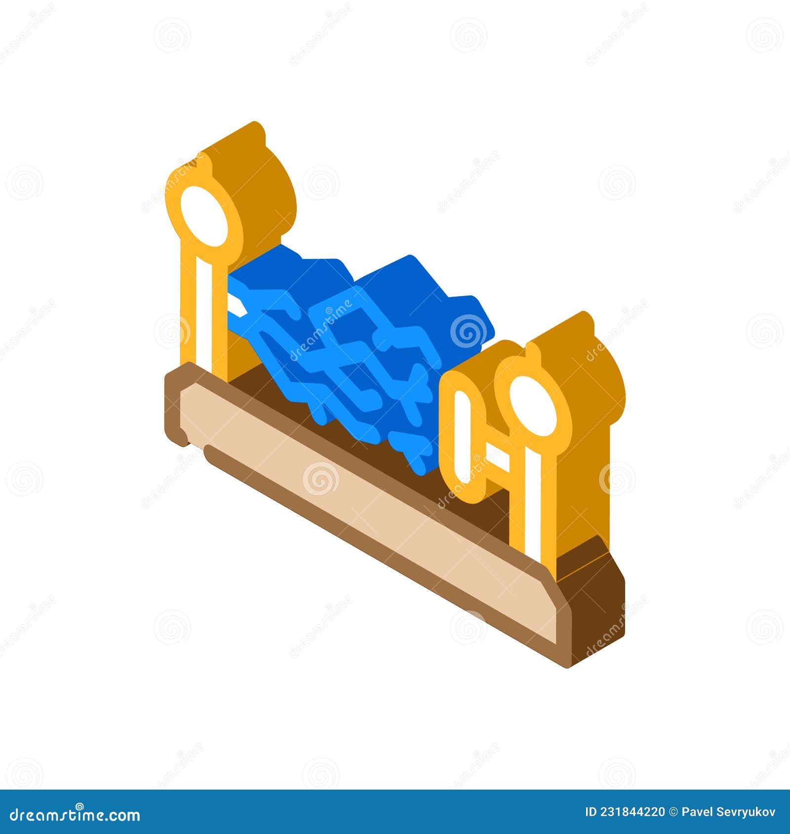 Electromagnetic Device Isometric Icon Vector Illustration Stock Vector ...