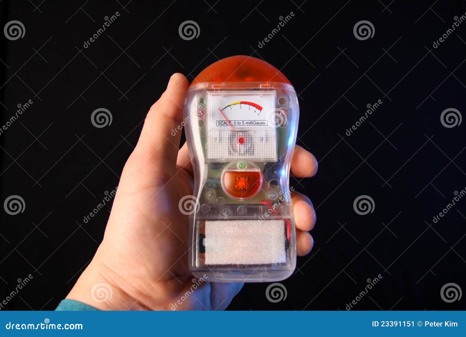 Electromagnetic Field Detector Stock Image - Image of handheld, measure ...