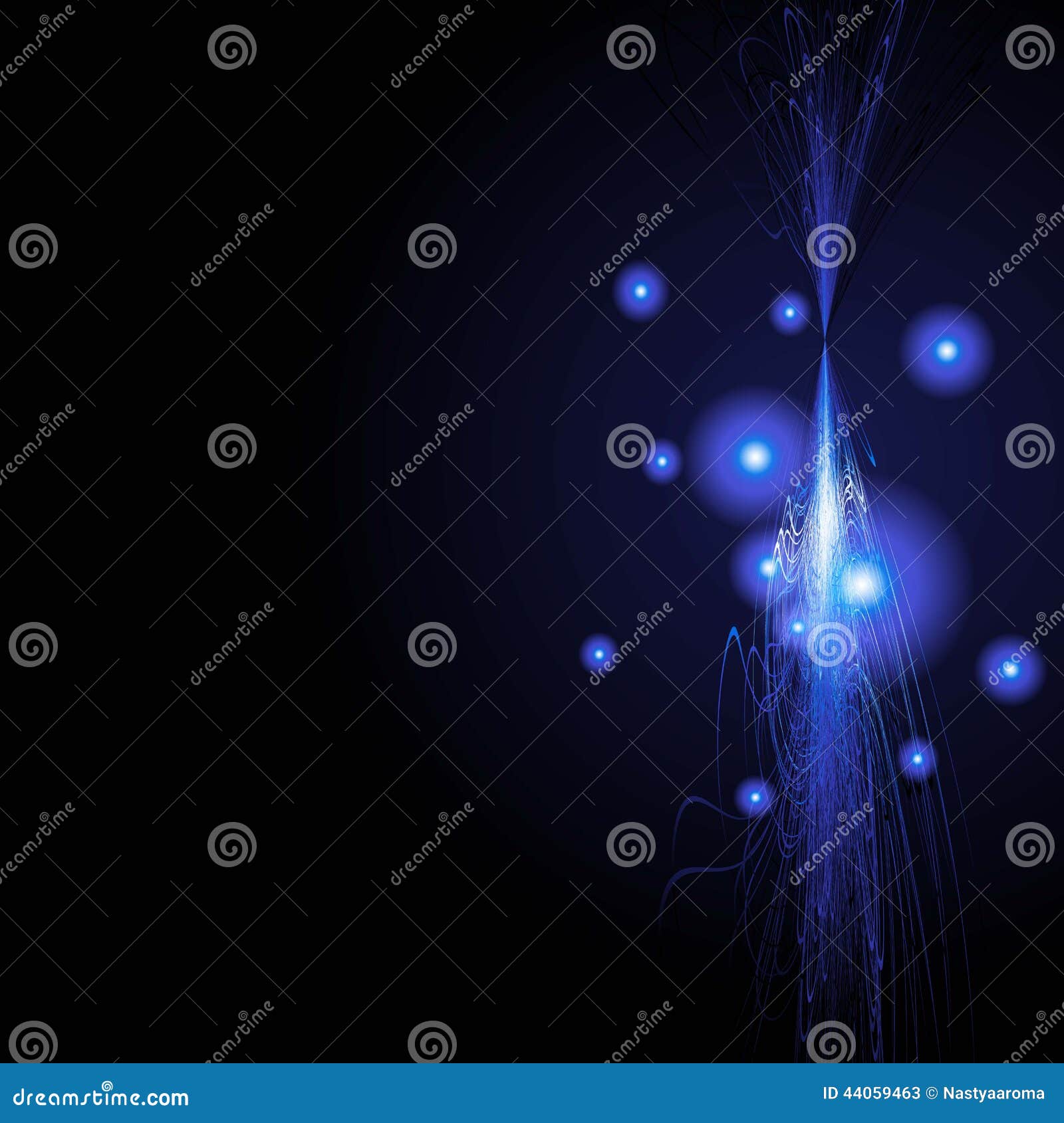 Electromagnetic Field - Nuclear Radioactive Core Stock Vector ...