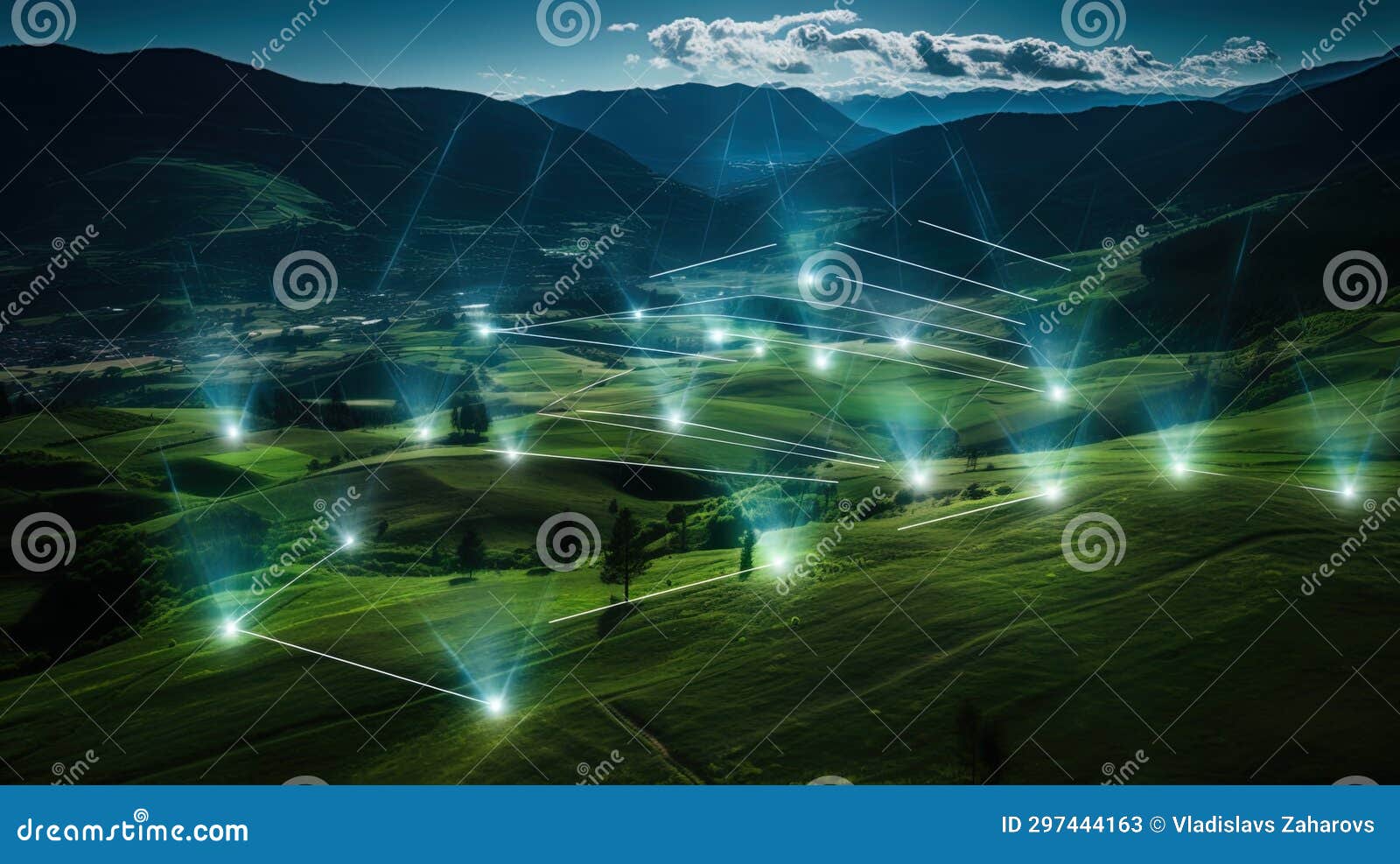 Electromagnetic Fields Transform the Landscape with Flickering Shapes ...