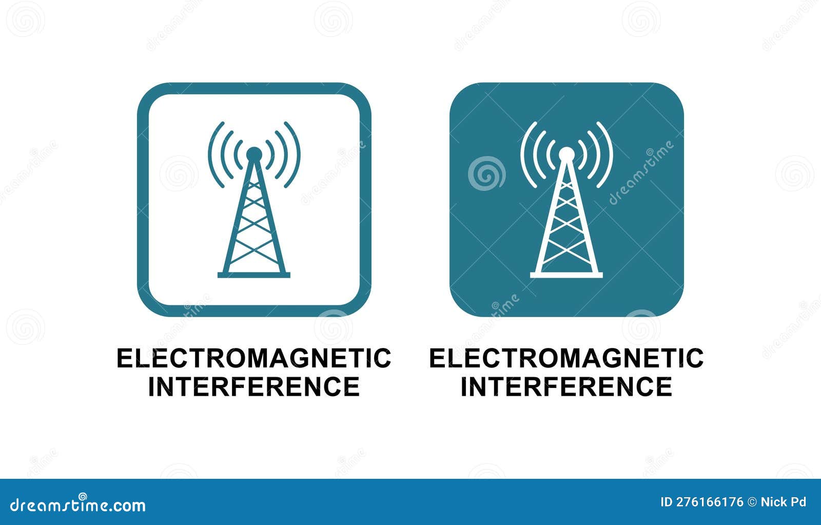 Electromagnetic Interference Badge Logo Icon Stock Vector ... Electromagnetic Interference Badge Logo Icon Stock Vector ...