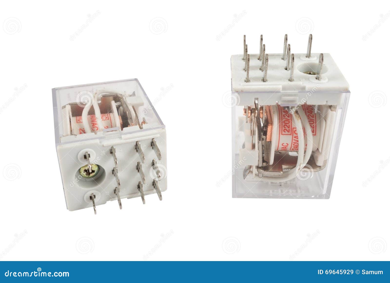 The electromagnetic relay stock image. Image of industry - 69645929
