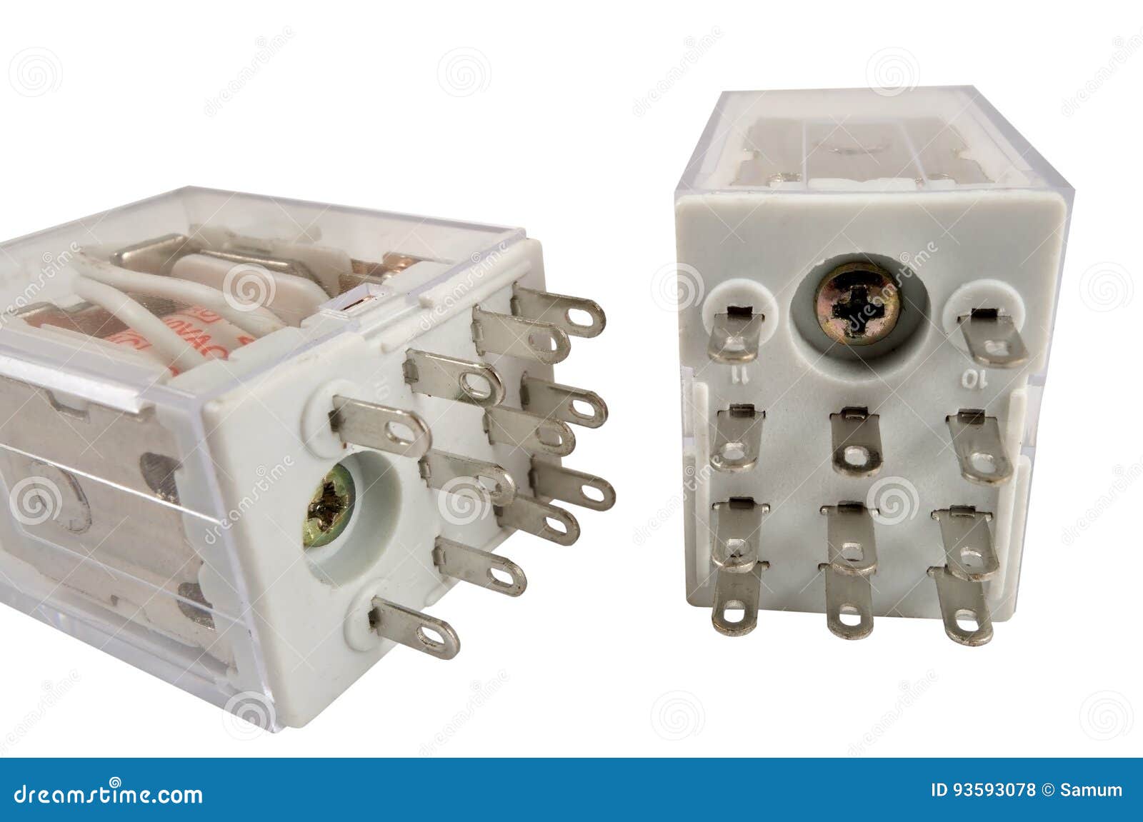 The electromagnetic relay stock photo. Image of electrically - 93593078