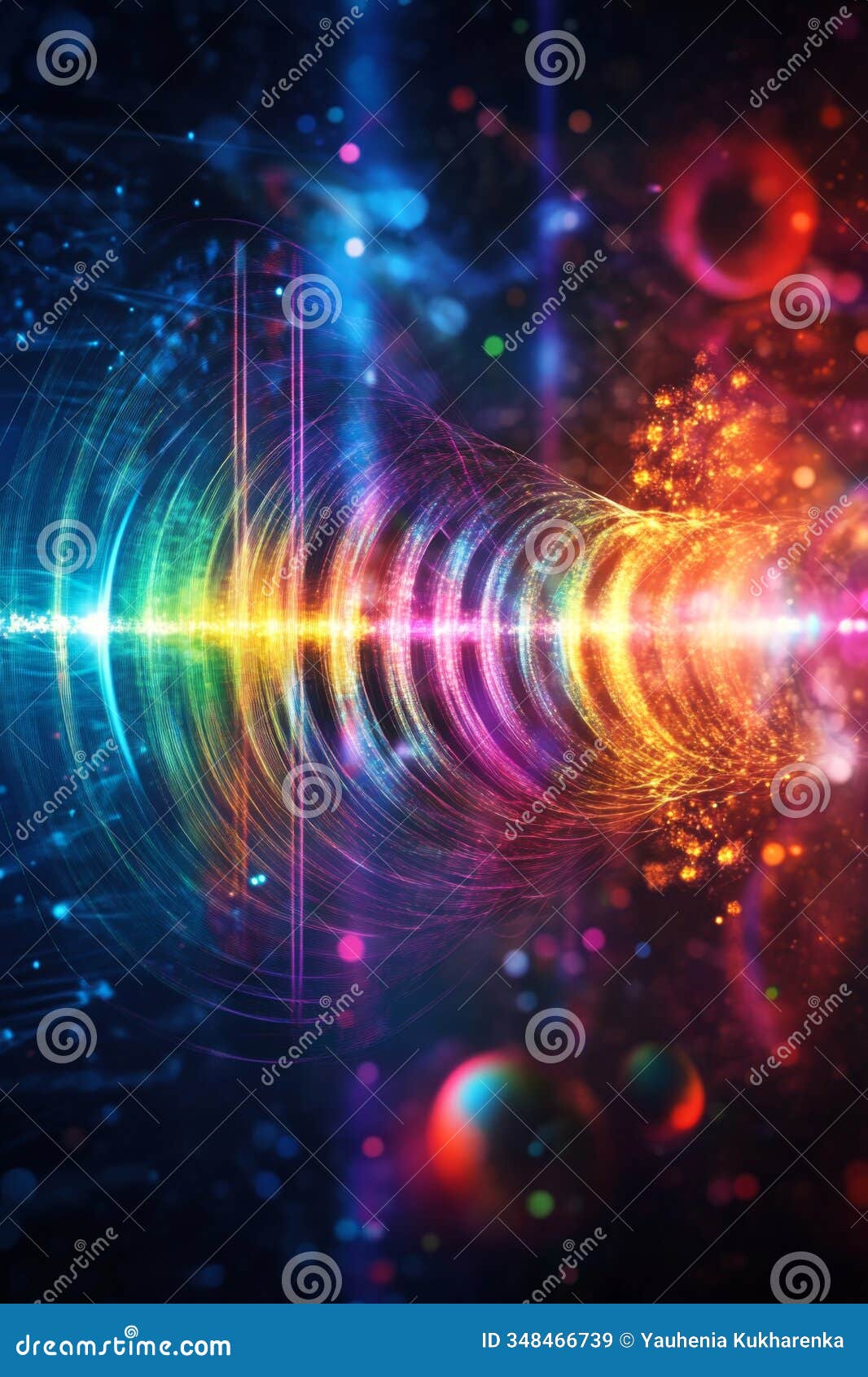 Electromagnetic Spectrum Imaging Techniques Stock Illustration ...