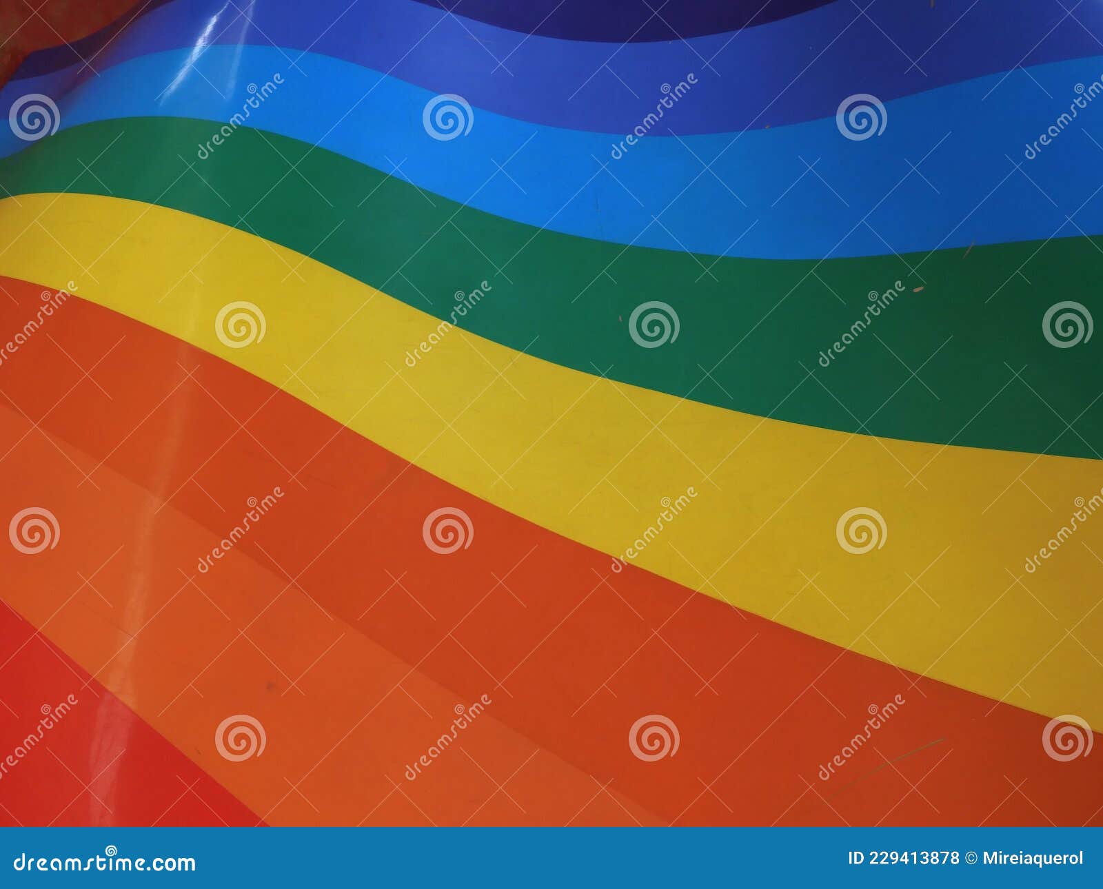 Electromagnetic Spectrum On A Wave-shaped Plastic Surface. Similar To ...