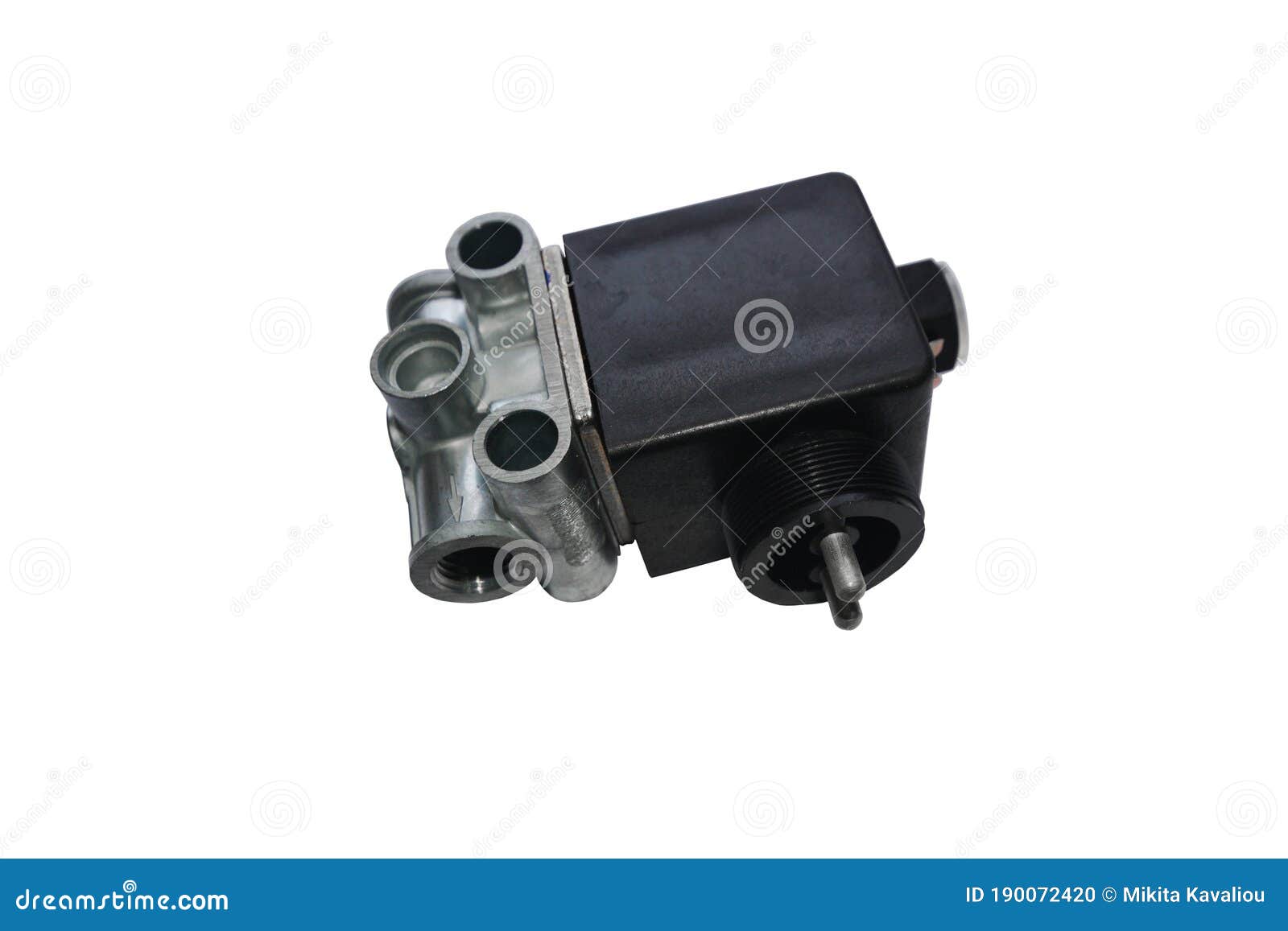Electromagnetic Valve of Blocking of Wheels of the Car on an Isolated ...