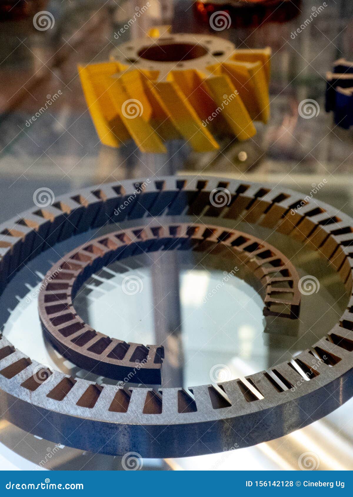 Electromagnetic wheels stock photo. Image of metal, object - 156142128