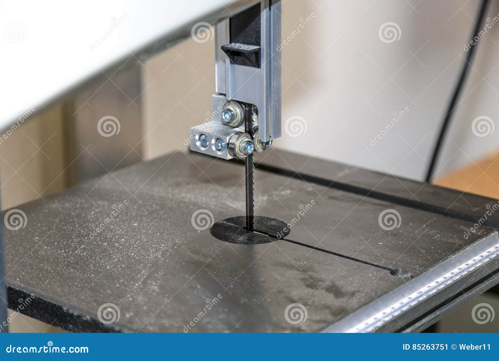 Electromechanical Fret Saw with Stock Image - Image of industrial ...