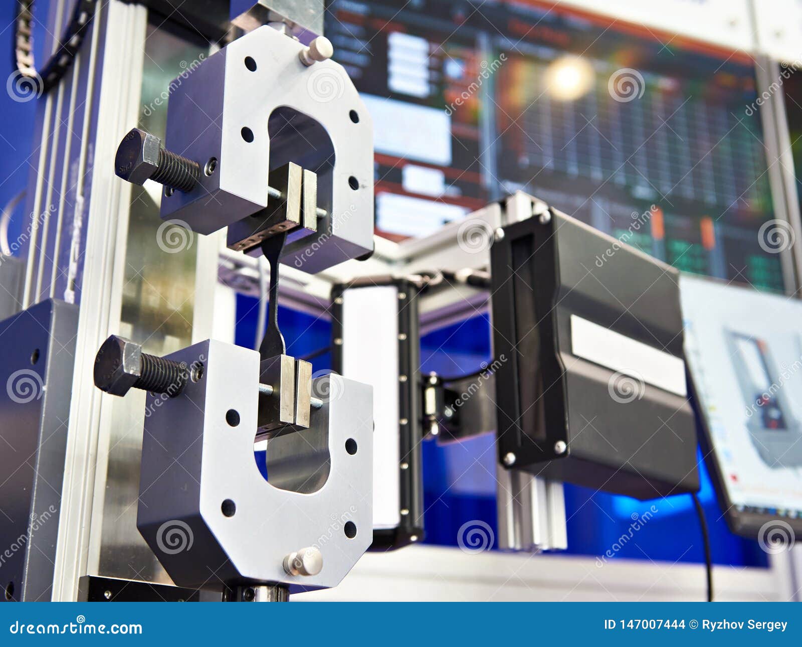 Machine for Testing Metal for Tensile Stock Photo - Image of business ...