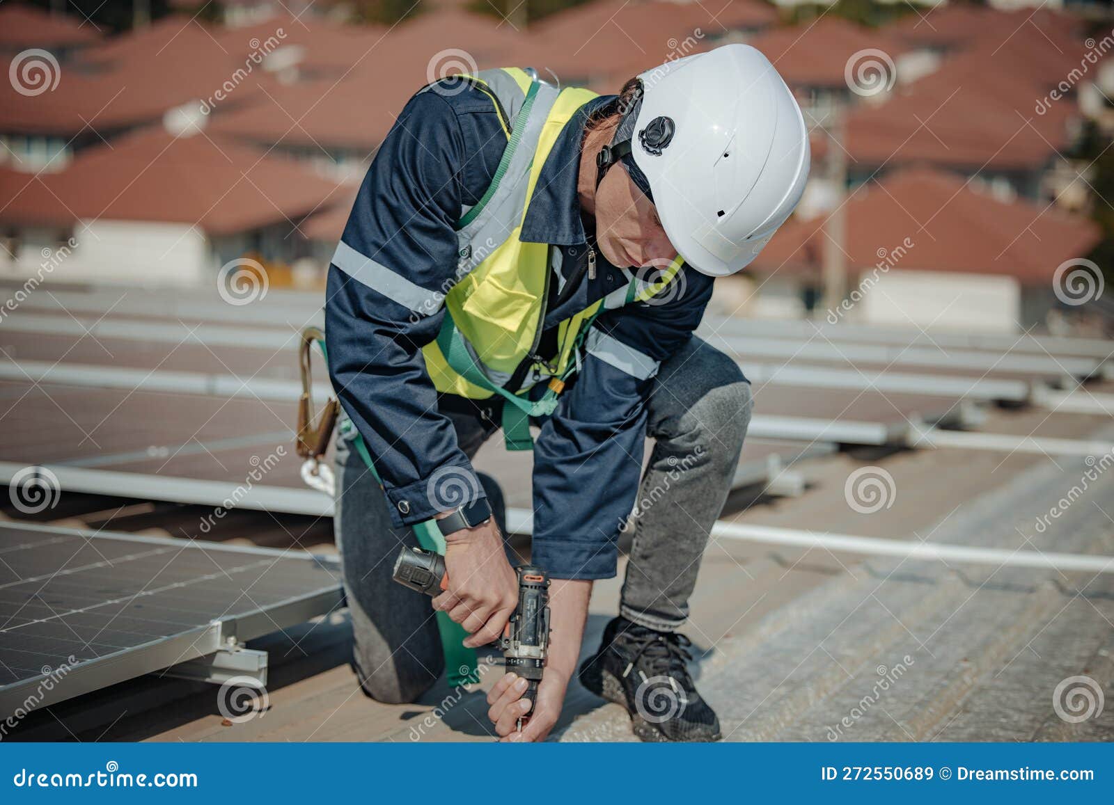 Electromechanical Solar Panel Technician Install, Assemble Photovoltaic ...