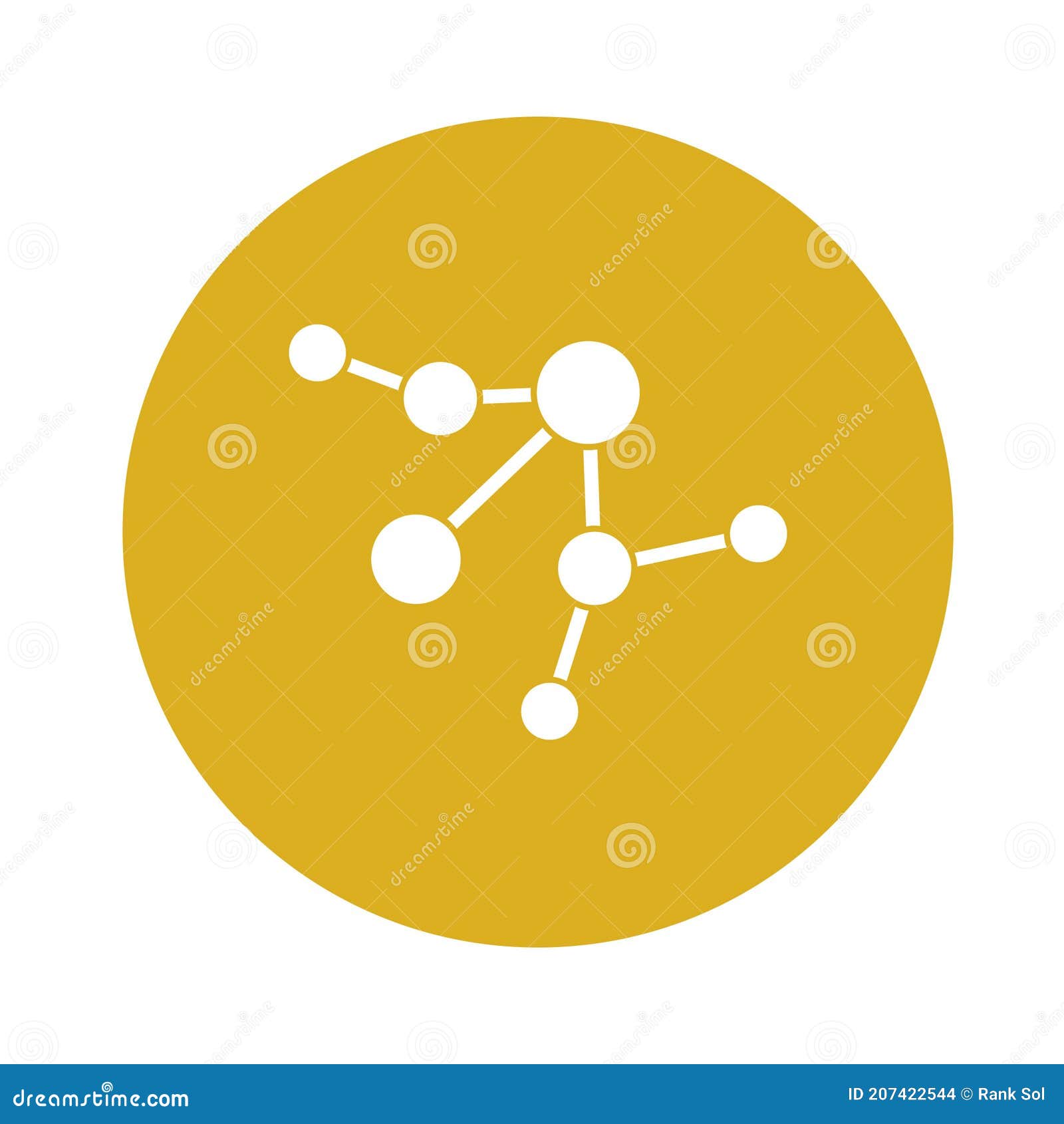Electron Connection Isolated Vector Icon that Can Be Easily Modified or ...