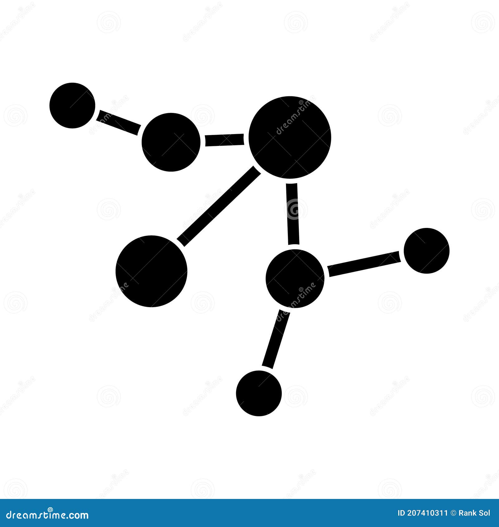Electron Connection Isolated Vector Icon that Can Be Easily Modified or ...