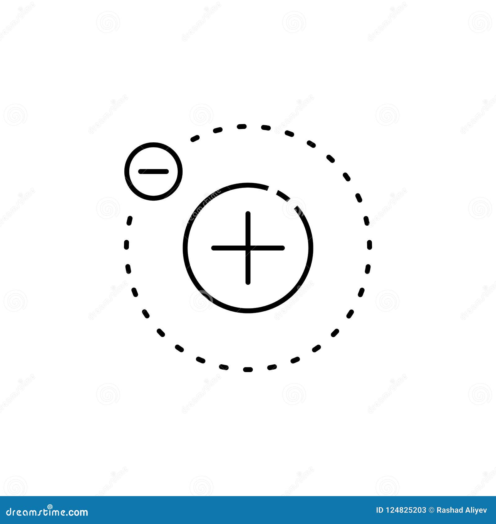 Electron Icon. Element of Scientifics Study Icon for Mobile Concept and ...