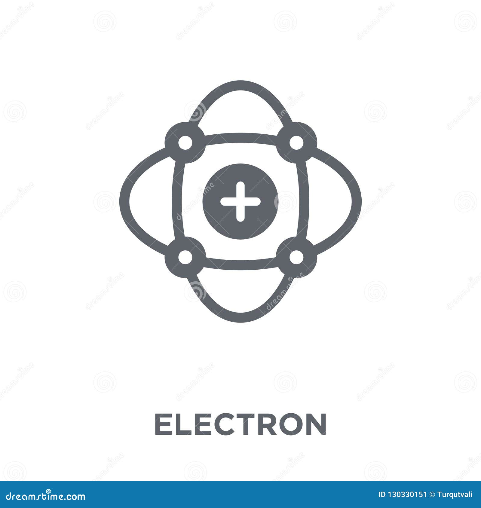 Electron Icon. Element Of Scientifics Study Icon For Mobile Concept And ...