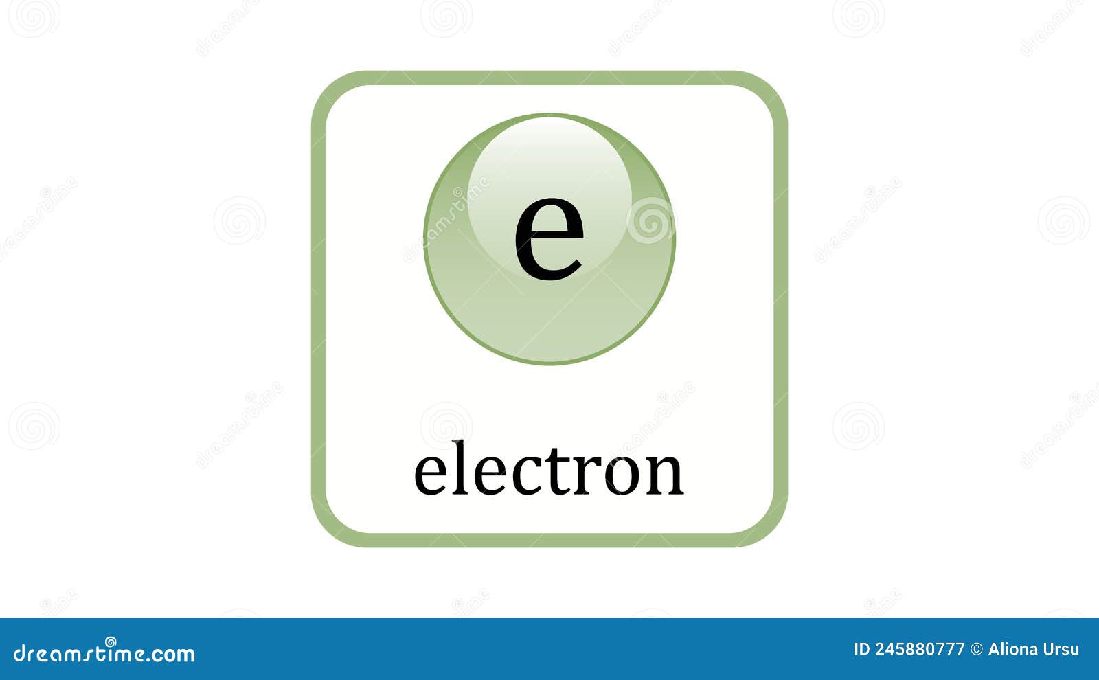 Electron icon stock vector. Illustration of electron - 245880777