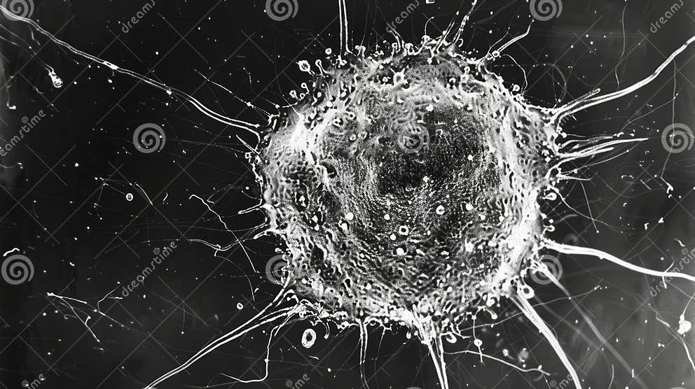 An Electron Micrograph of a Cell with Dilated ER Cisternae and ...