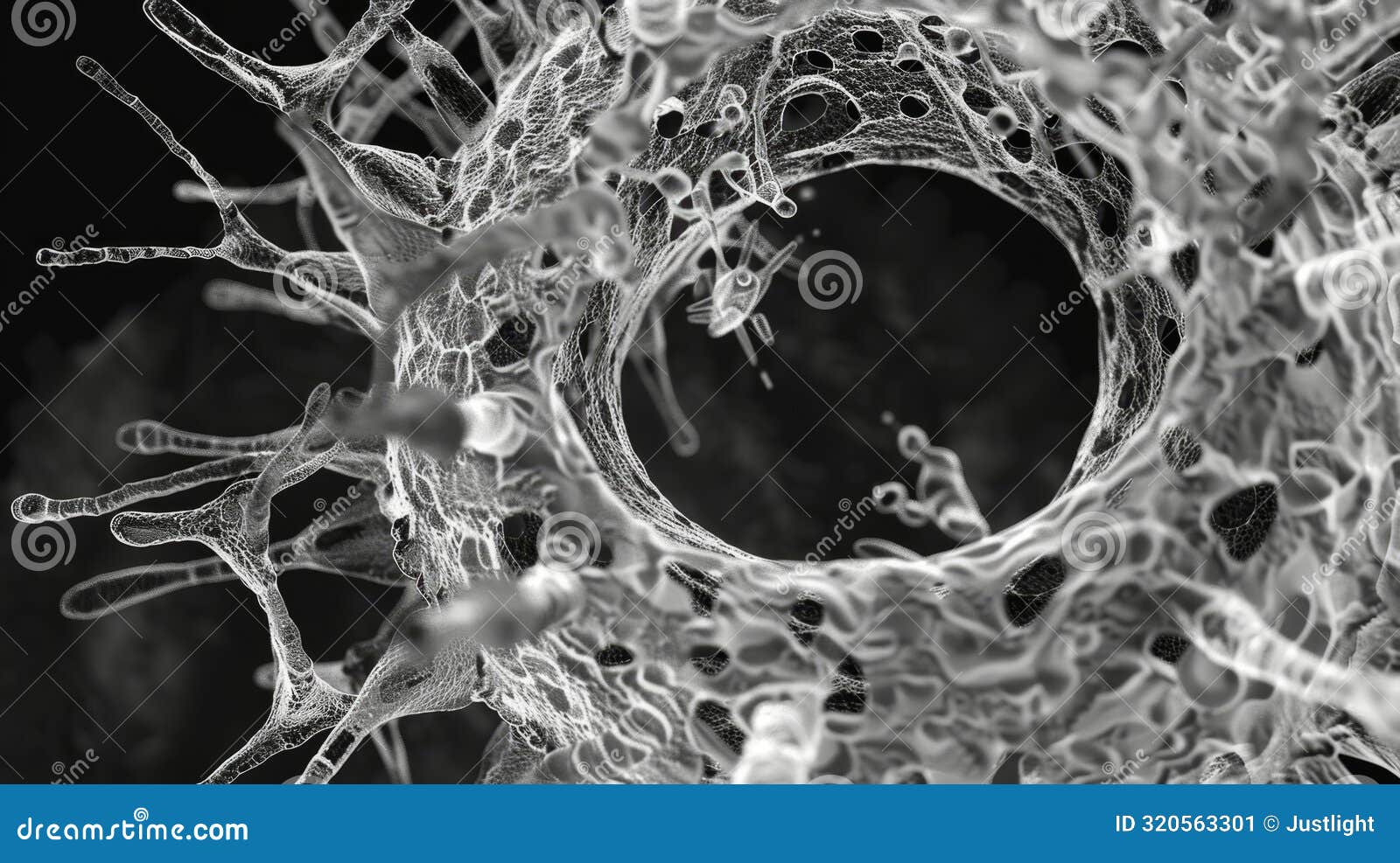 An Electron Micrograph of a Clathrincoated Vesicle Enclosed in a ...