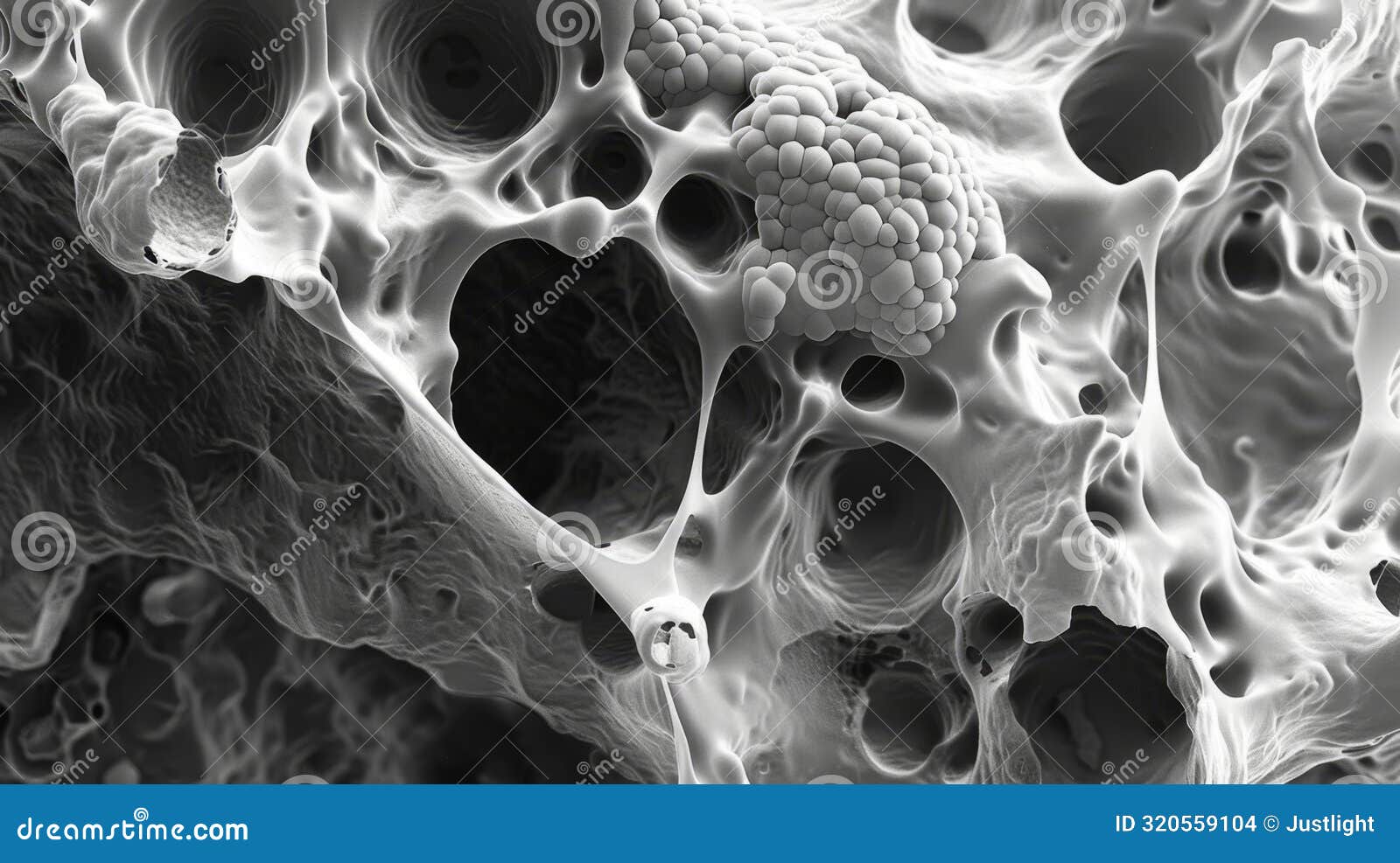 Electron Micrograph Displaying The Compact And Uniform Structure Of ...