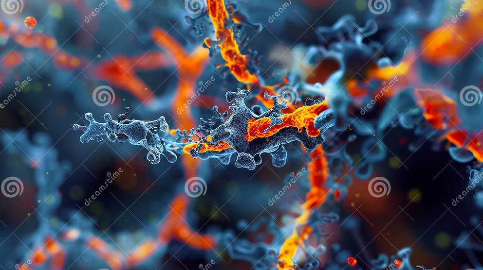 An Electron Micrograph Displaying the Intricate Structure of a MicroRNA ...