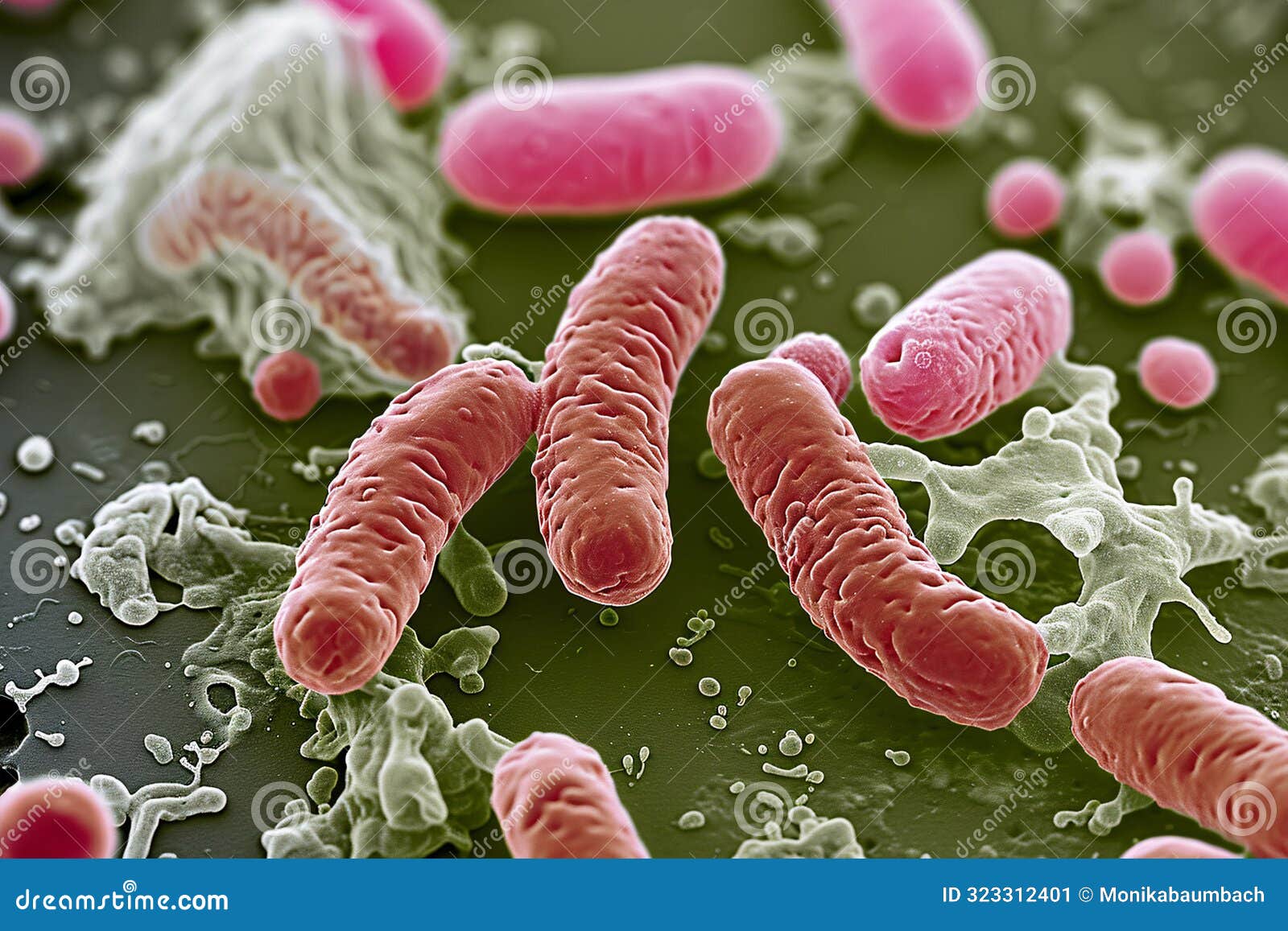 Electron Micrograph Of Pseudomonas Aeruginosa Infection In Wound ...