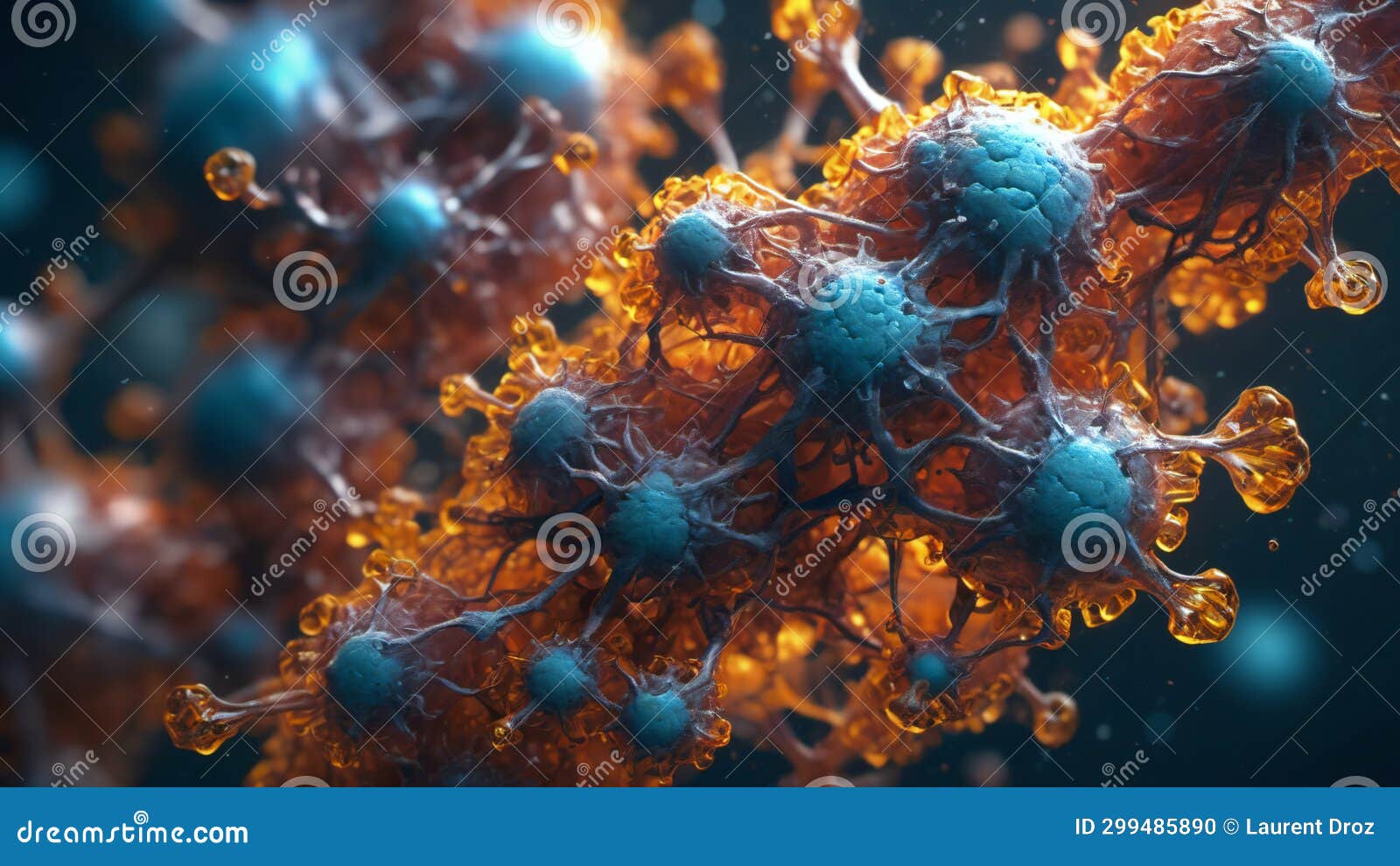 Electron Microscope - a High-resolution Image Revealing the Molecular ...