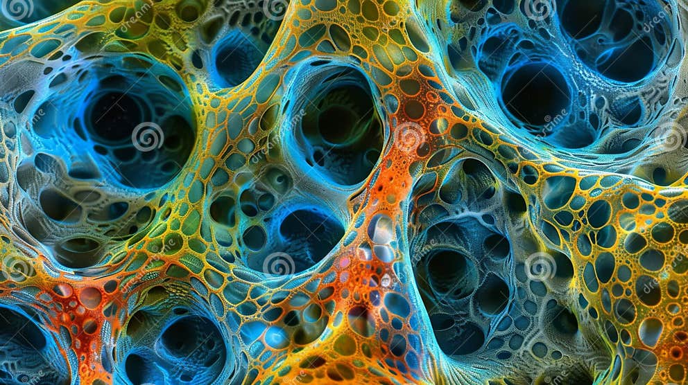 An Electron Microscope Image of Cells from a Cheetah Capturing Their ...
